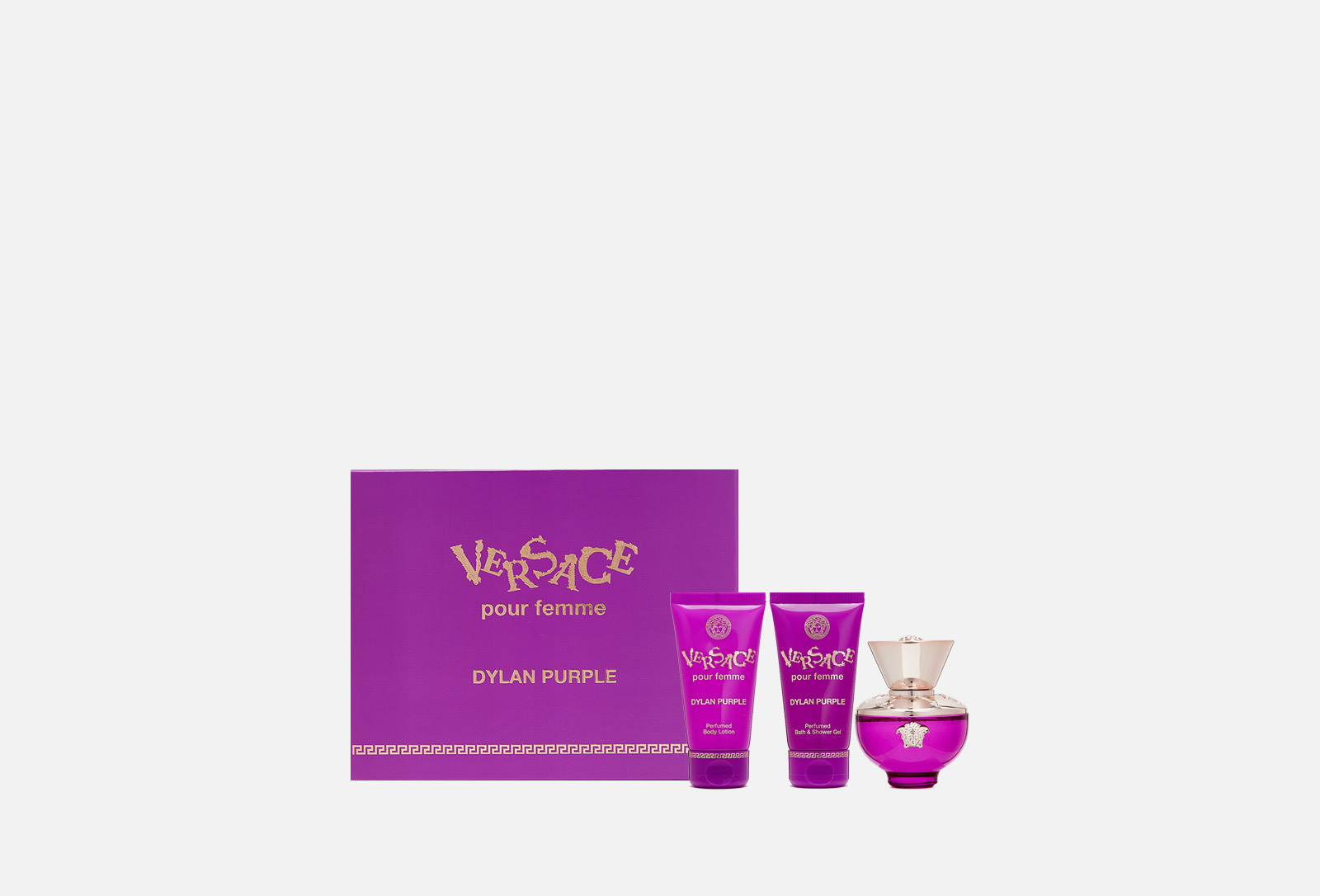 Versace Подарочный набор Dylan Purple 3 шт — купить, цена в Москве