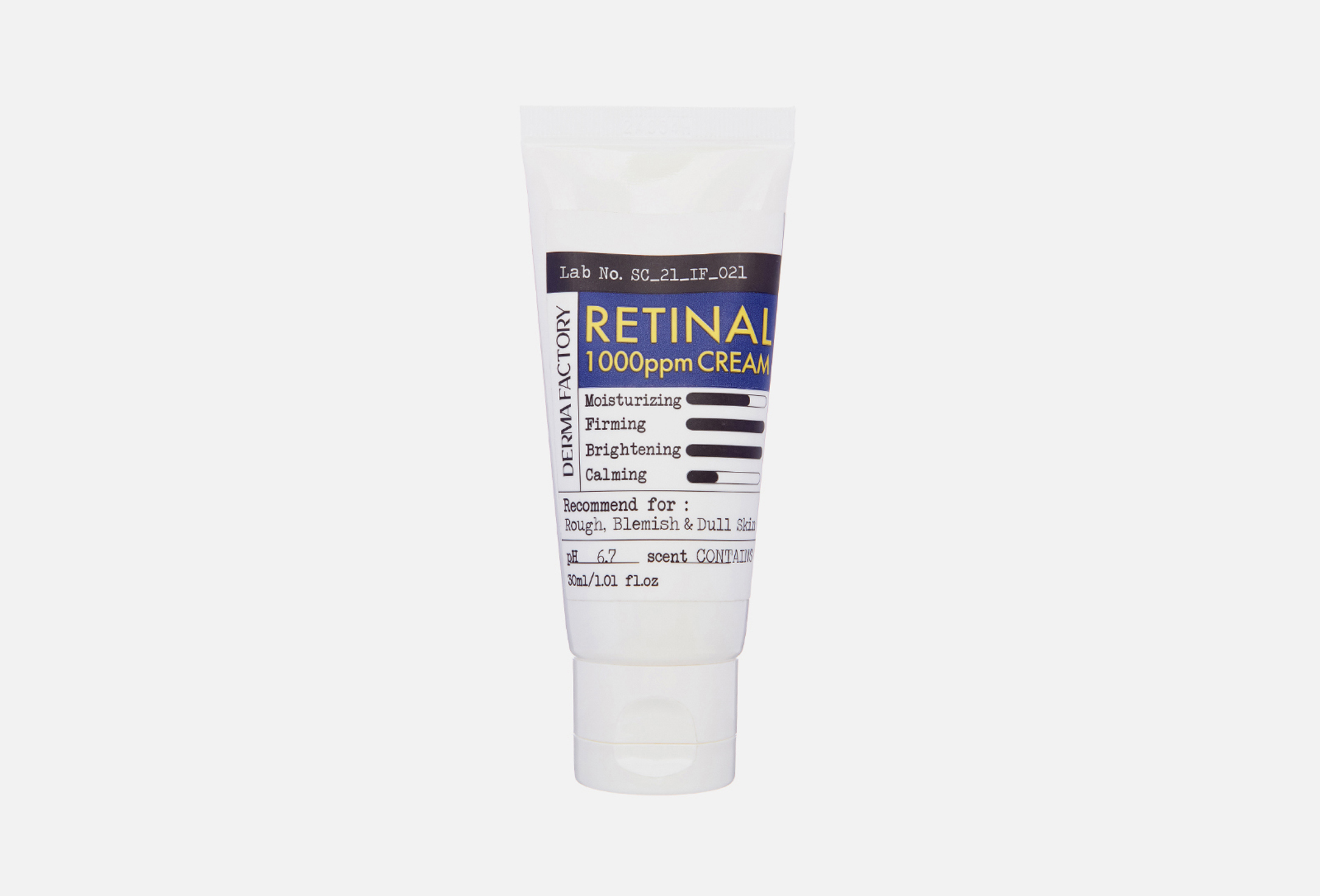 DERMA FACTORY крем для лица Retinal 1000ppm Cream 30 мл — купить в ...