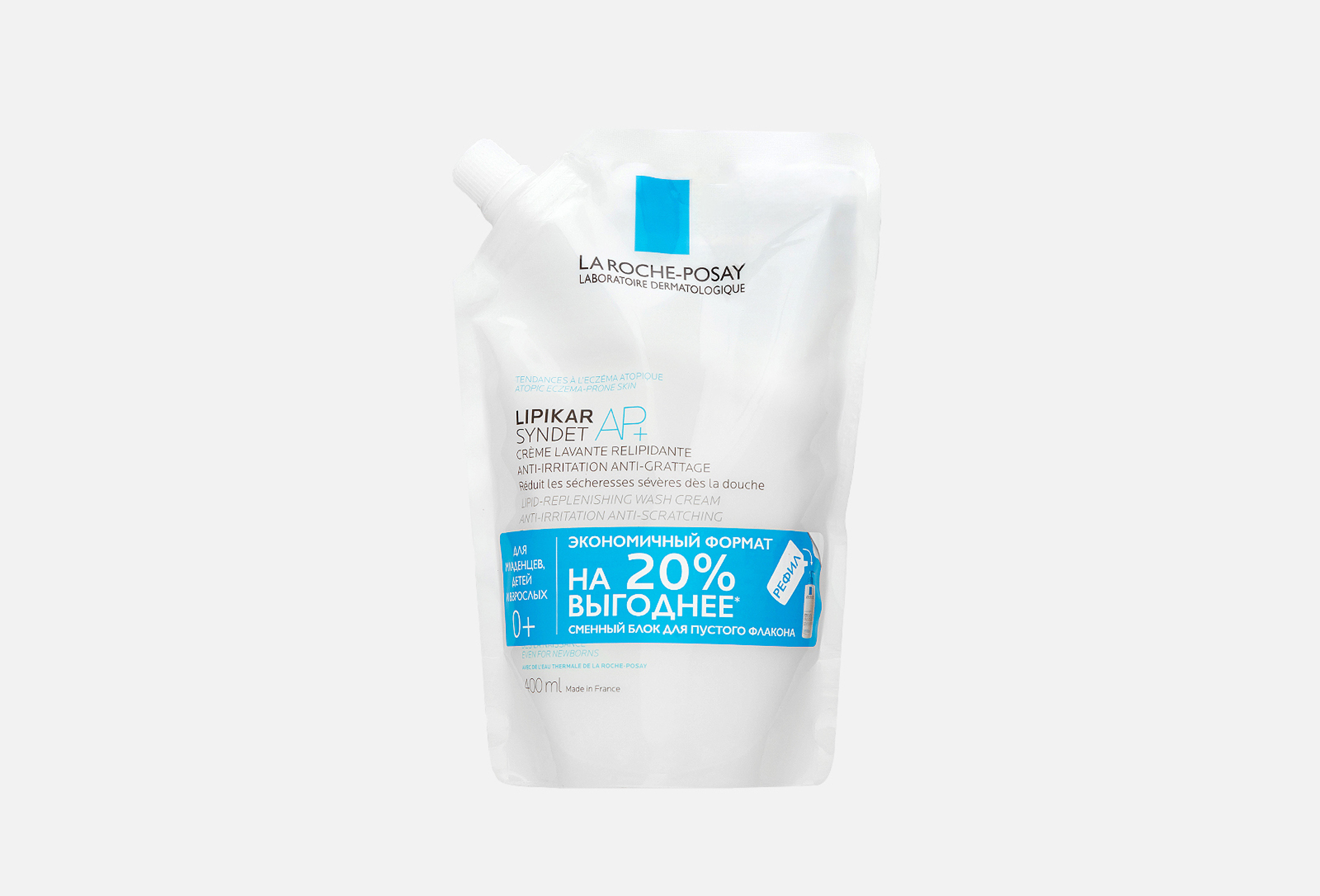 La Roche-Posay Очищающий крем-гель Lipikar 400 мл — купить в Алматы и ...