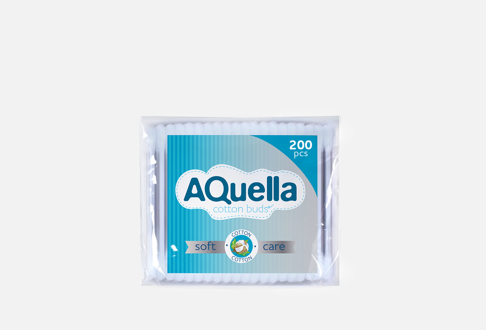 Aquella Ватные палочки хлопковые 200 шт — купить в Минске