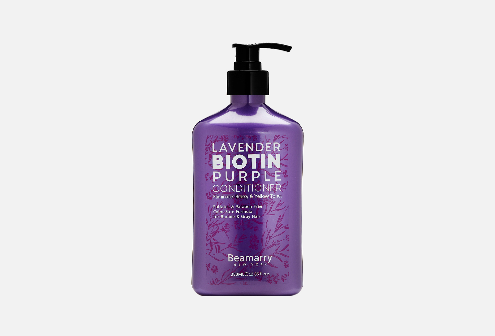 Beamarry Кондиционер для светлых и седых волос LAVENDER BIOTIN PURPLE ...