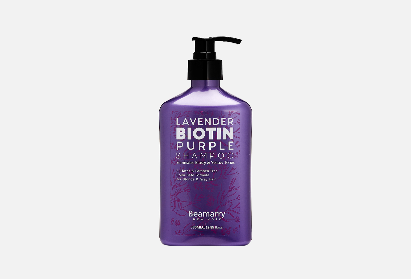 Beamarry Шампунь для светлых и седых волос LAVENDER BIOTIN PURPLE ...