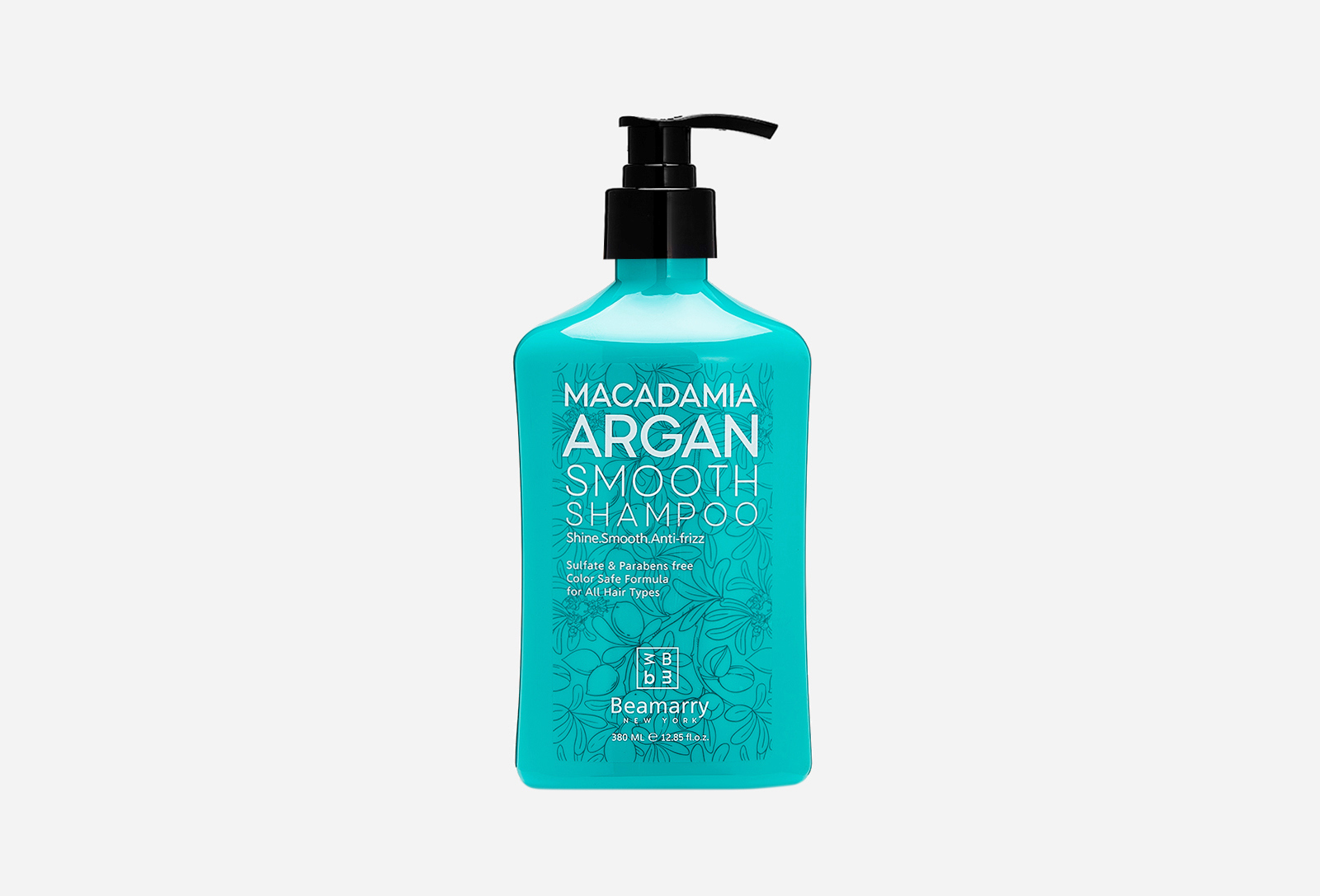 Beamarry Шампунь для волос MACADAMIA ARGAN SMOOTH SHAMPOO 380 мл ...
