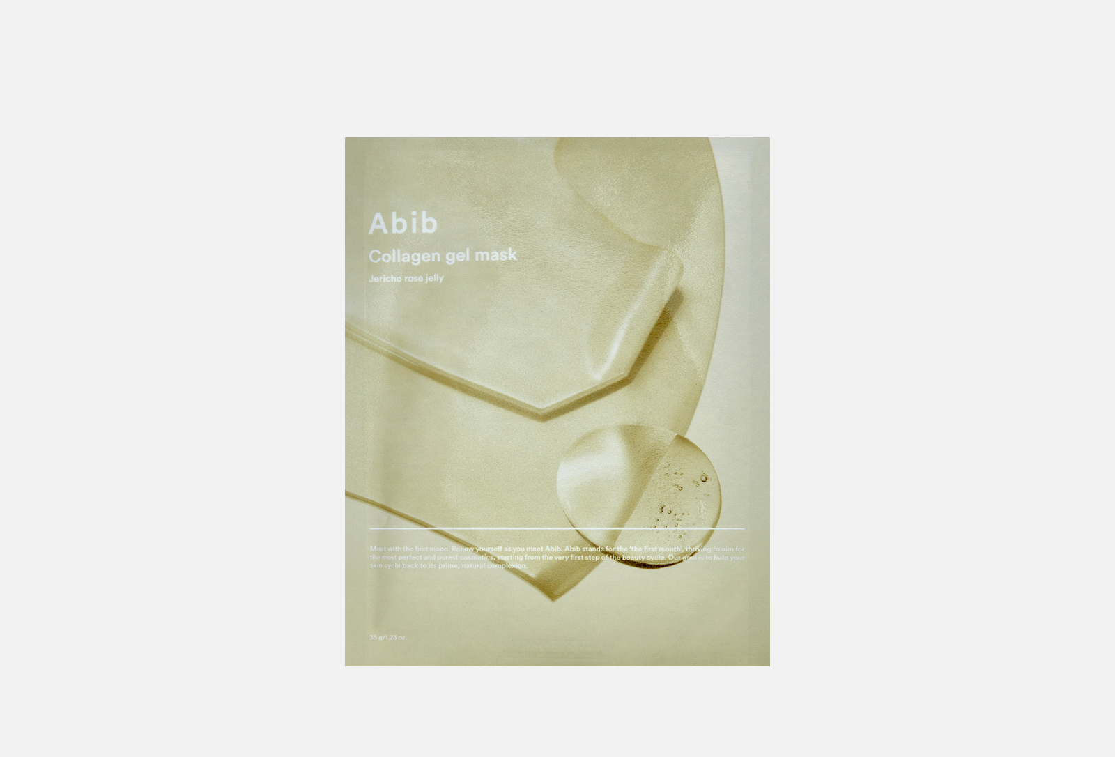 ABIB Гидрогелевая маска для лица Collagen gel mask Jericho rose jelly 1 шт — купить в Минске