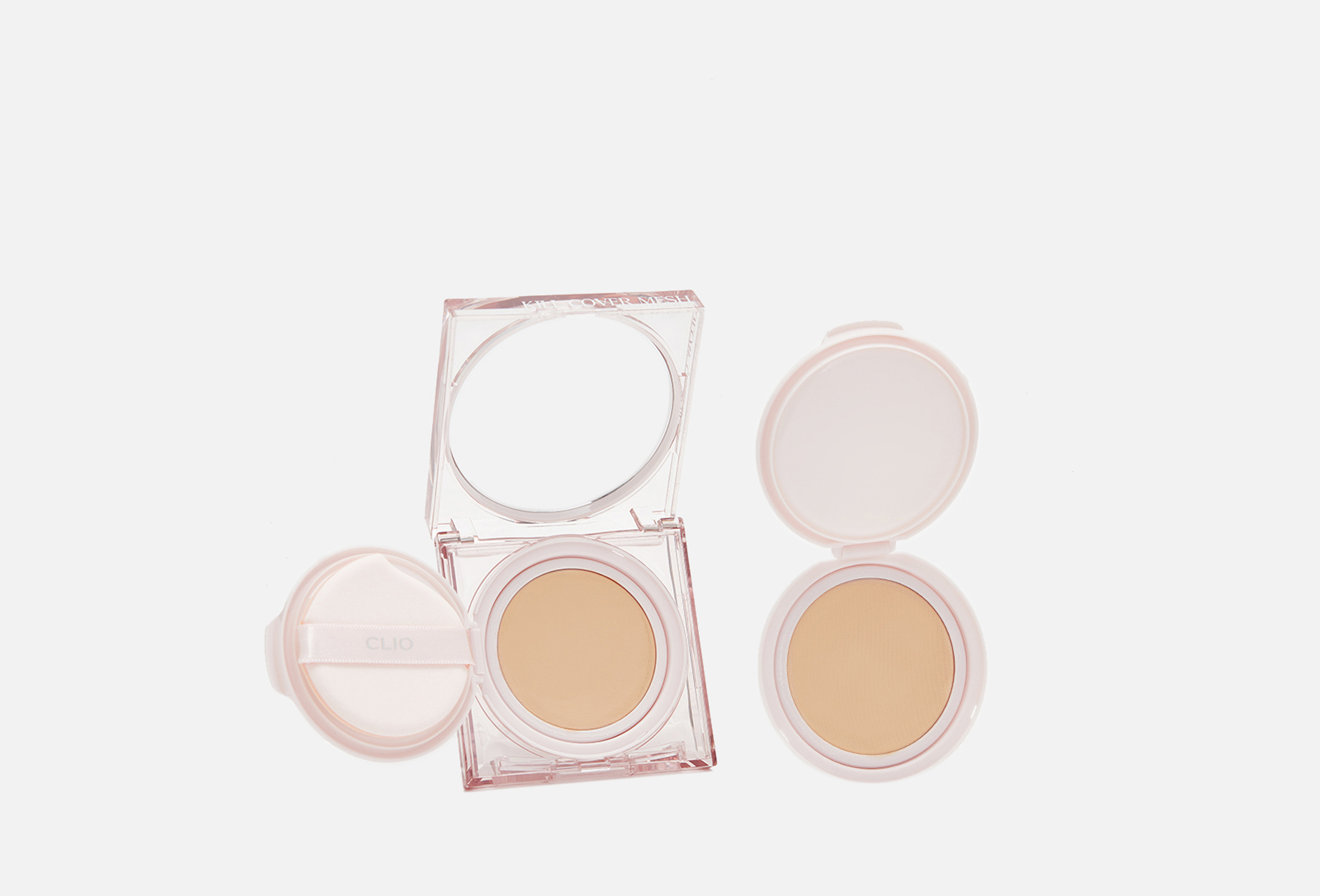 Clio Тональный кушон для лица SPF 50+ Kill cover mesh glow cushion 3 ...