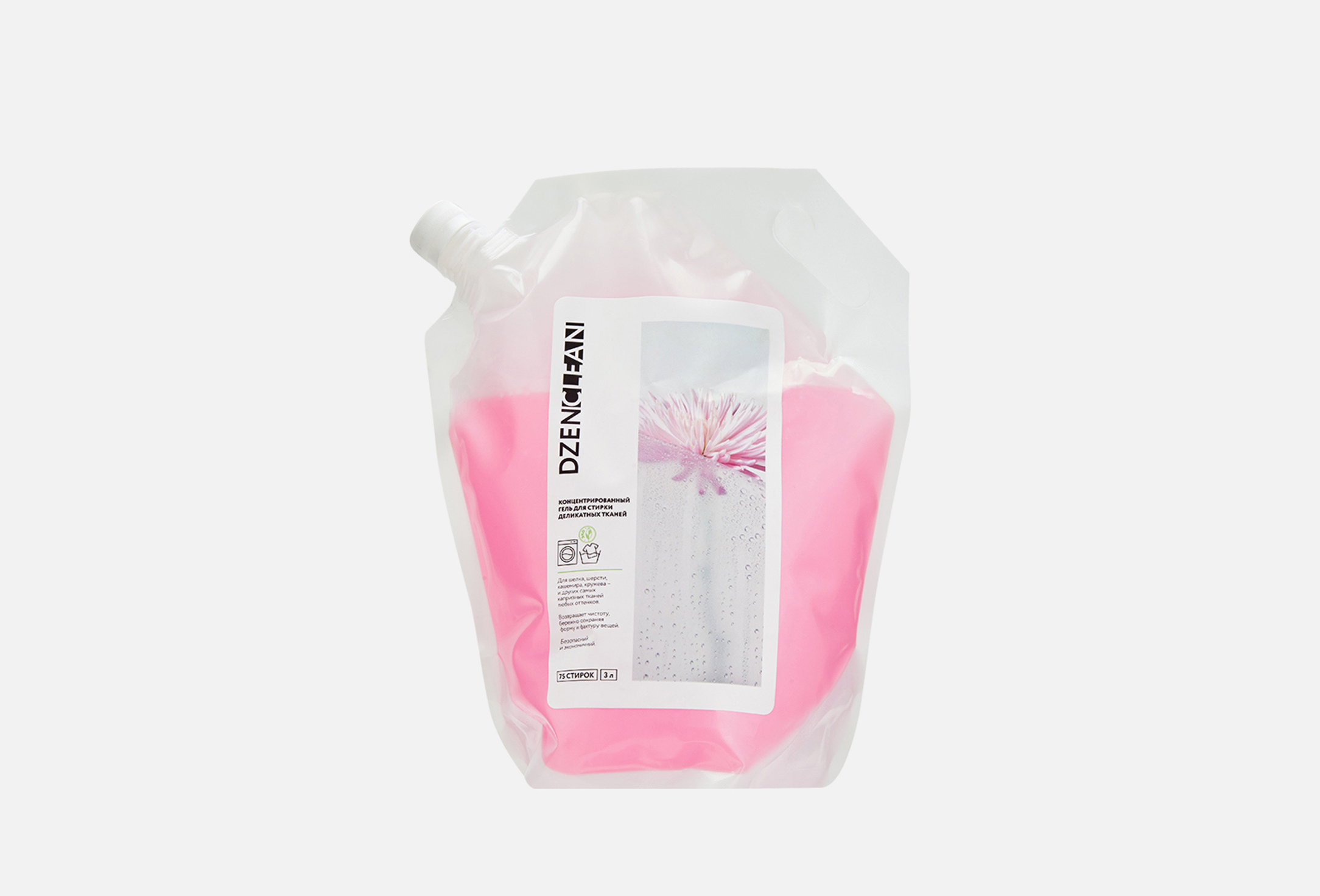 DzenClean Концентрированный гель для стирки для деликатных тканей 3000 мл — купить, цена в Москве