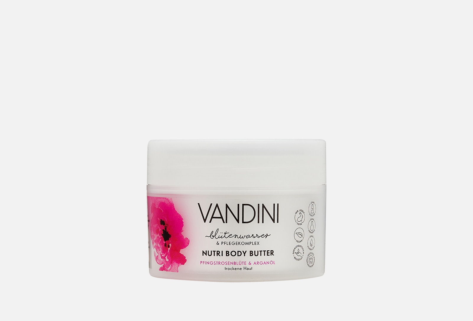 VANDINI Масло для тела NUTRI Body Butter Peony Blossom&Argan Oil 200 мл ...