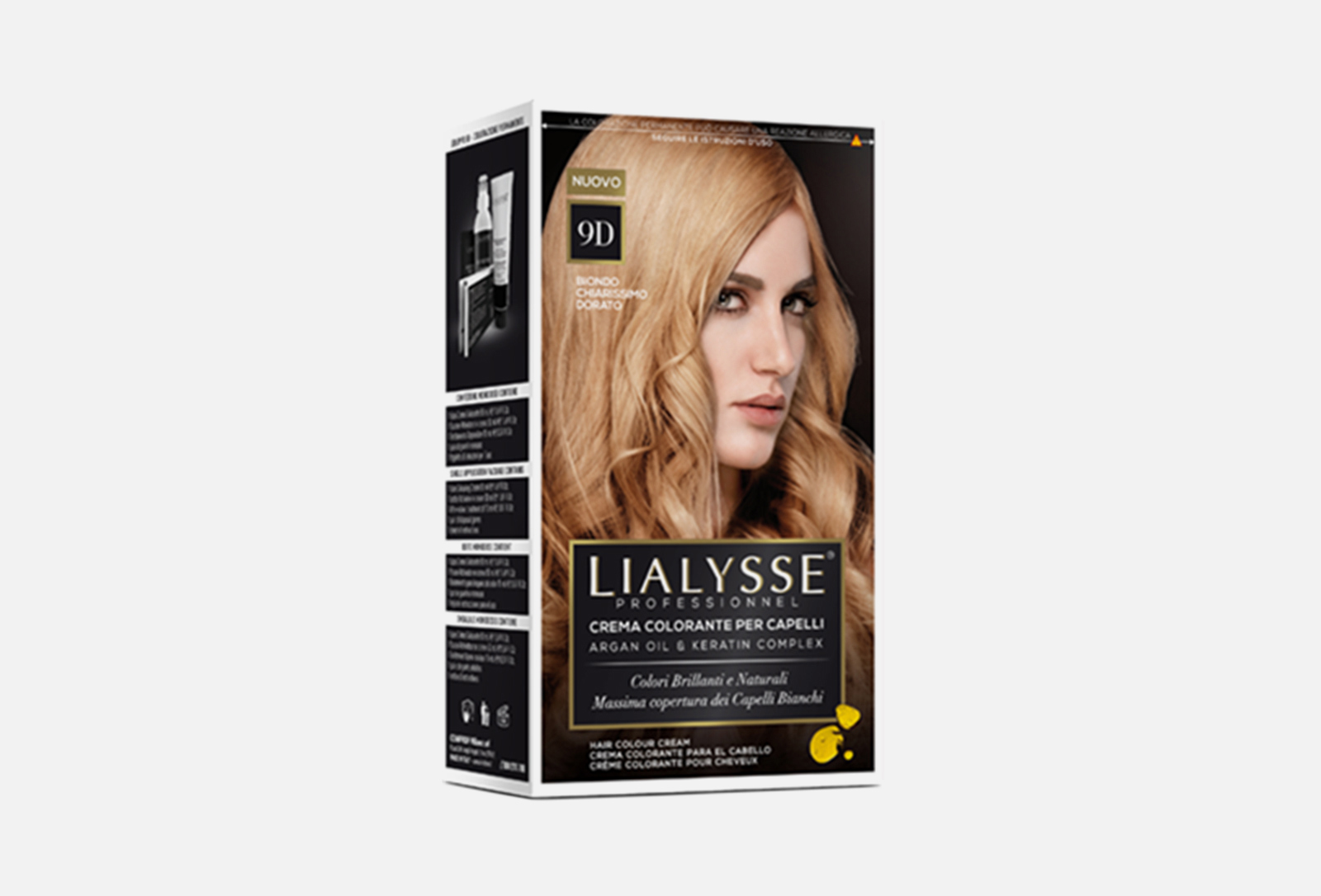 Lialysse Крем-краска для волос COLOR CREAM 9D Золотой блонд 115 мл ...