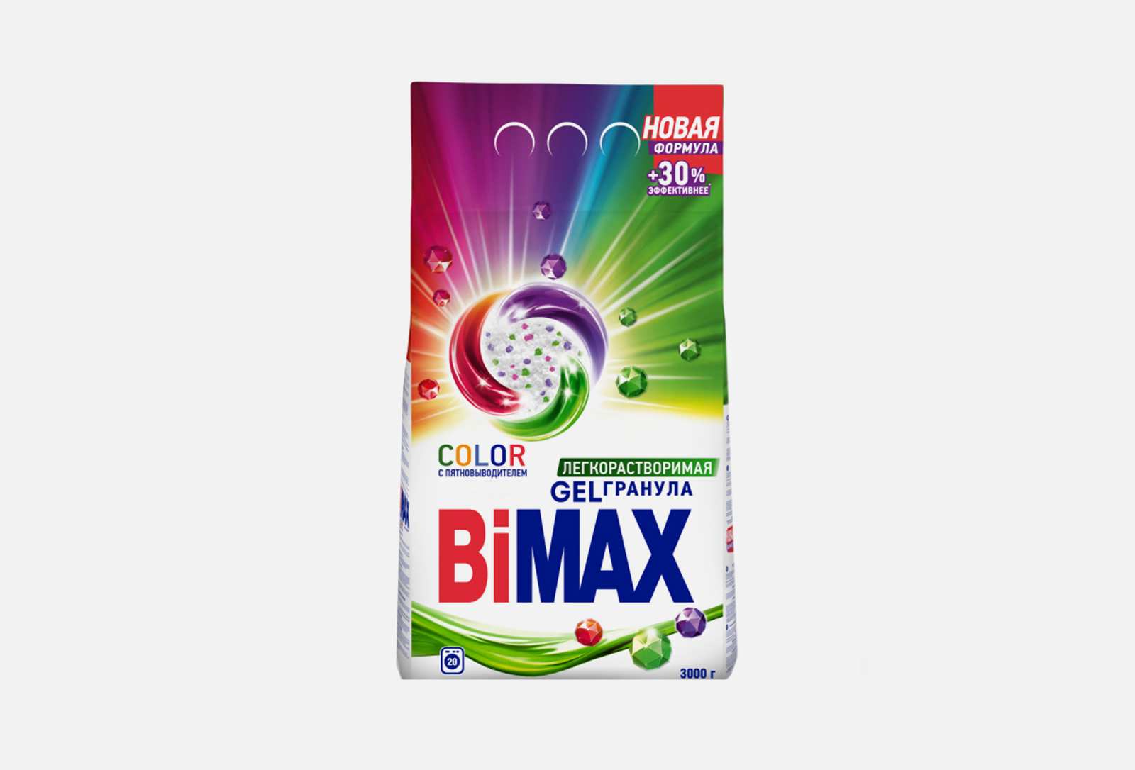 Bimax Стиральный порошок Color Automat 3000 г — купить, цена в Москве