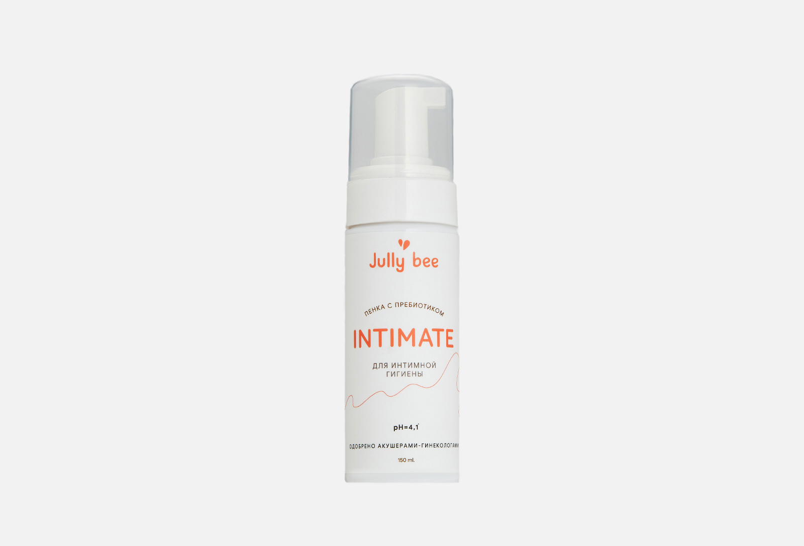 Jully bee Пенка для интимной гигиены с пребиотиком 150 мл — купить, цена в Москве