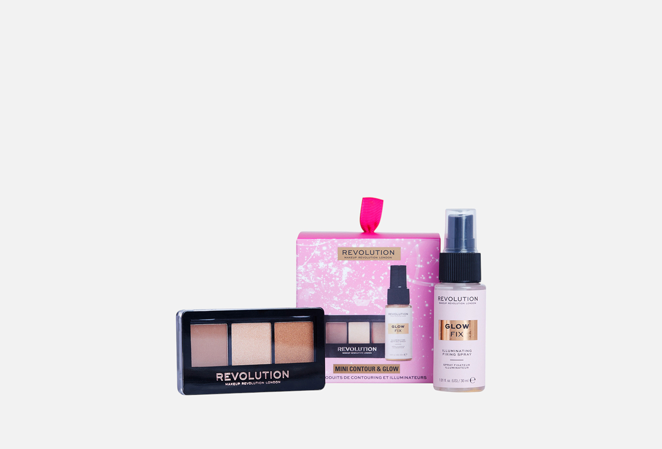 MakeUp Revolution Подарочный набор Mini Contour & Glow 2 шт — купить ...