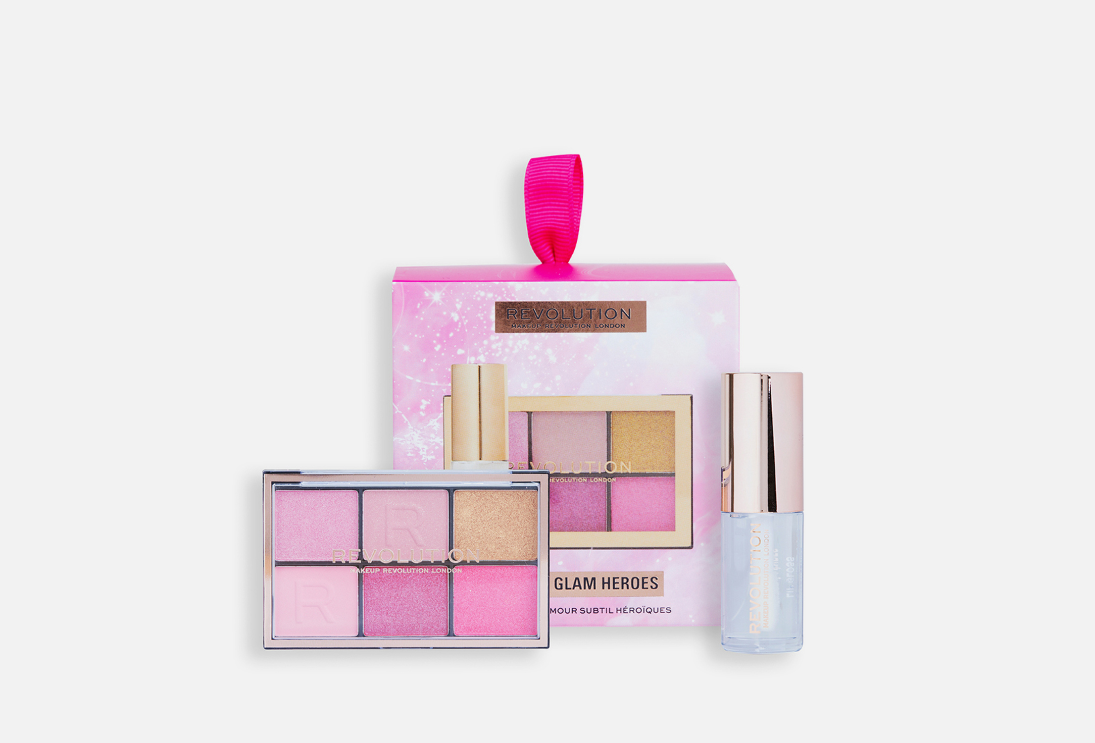 MakeUp Revolution Подарочный набор Mini Soft Glam Heroes 2 шт — купить ...