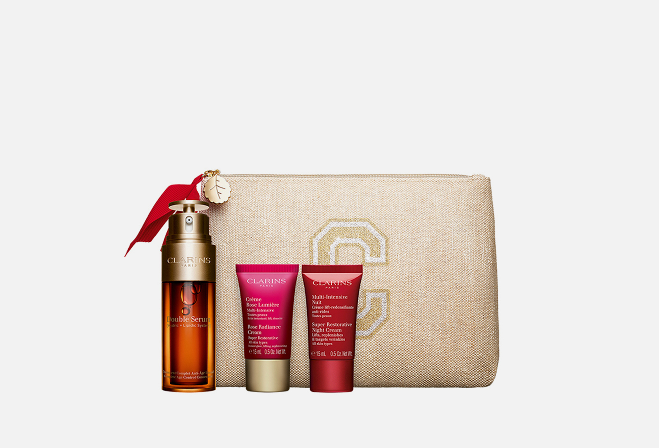 Clarins Антивозрастная программа для лица 50+ Double Serum&Multi ...