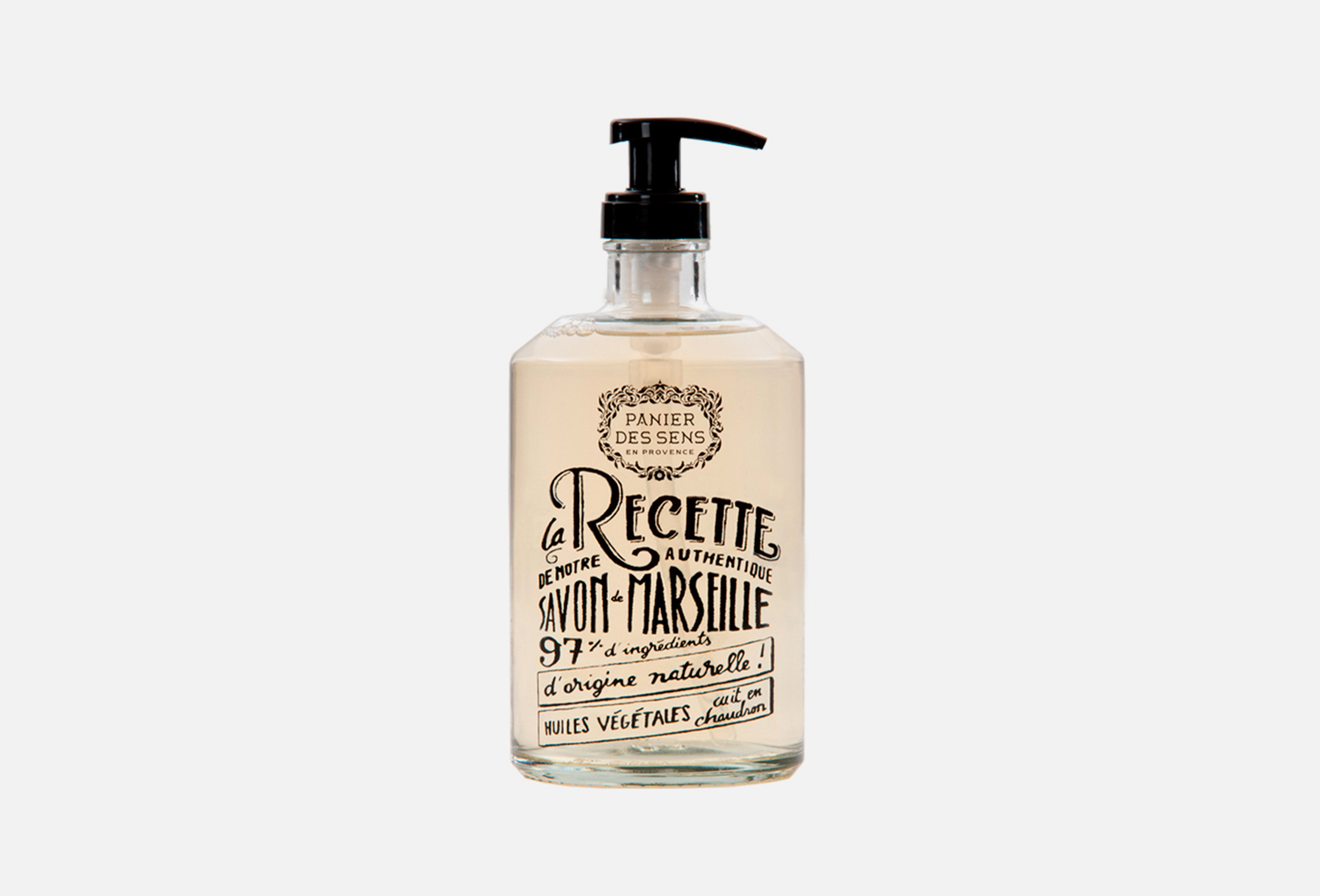 Panier des Sens Жидкое мыло ESSENTIALS Glass bottle Marseille soap ...