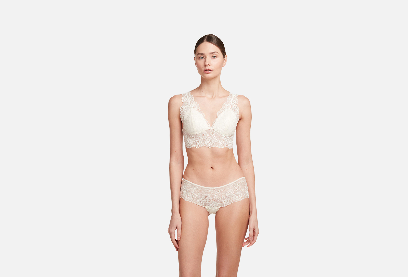 INNAMORE Трусы Basic Lace avorio Avorio M — купить, цена в Москве