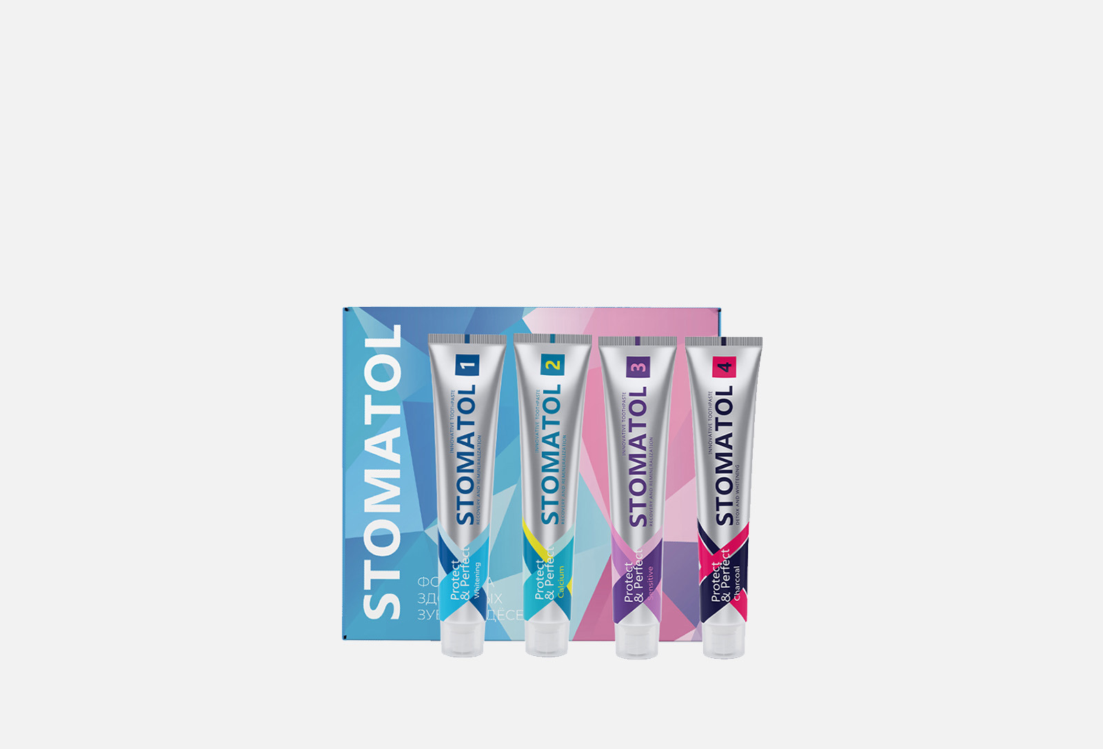 STOMATOL набор зубных паст innovative toothpaste 1 шт — купить в Москве