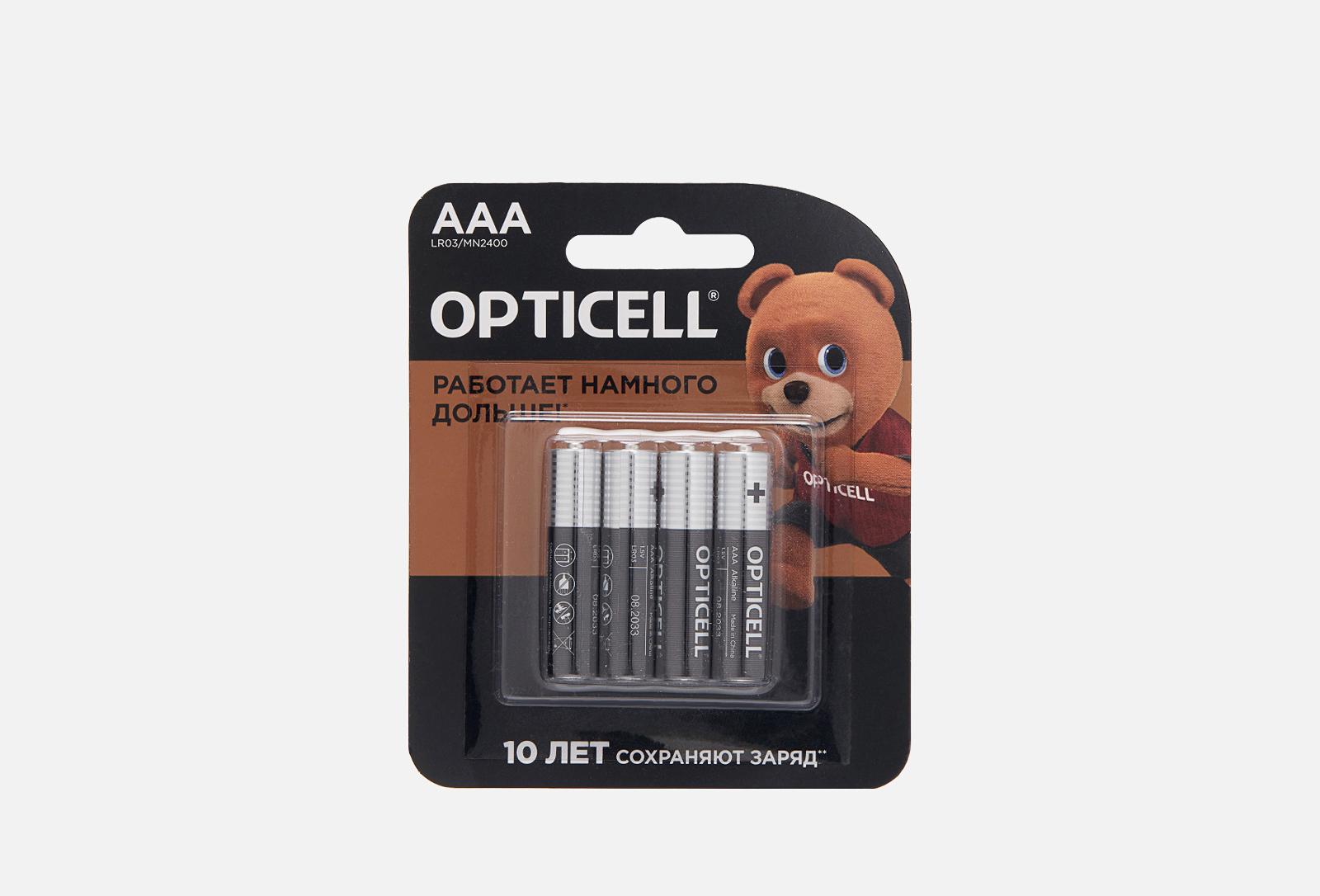 Opticell Батарейки Basic AAA 4 шт — купить в Москве