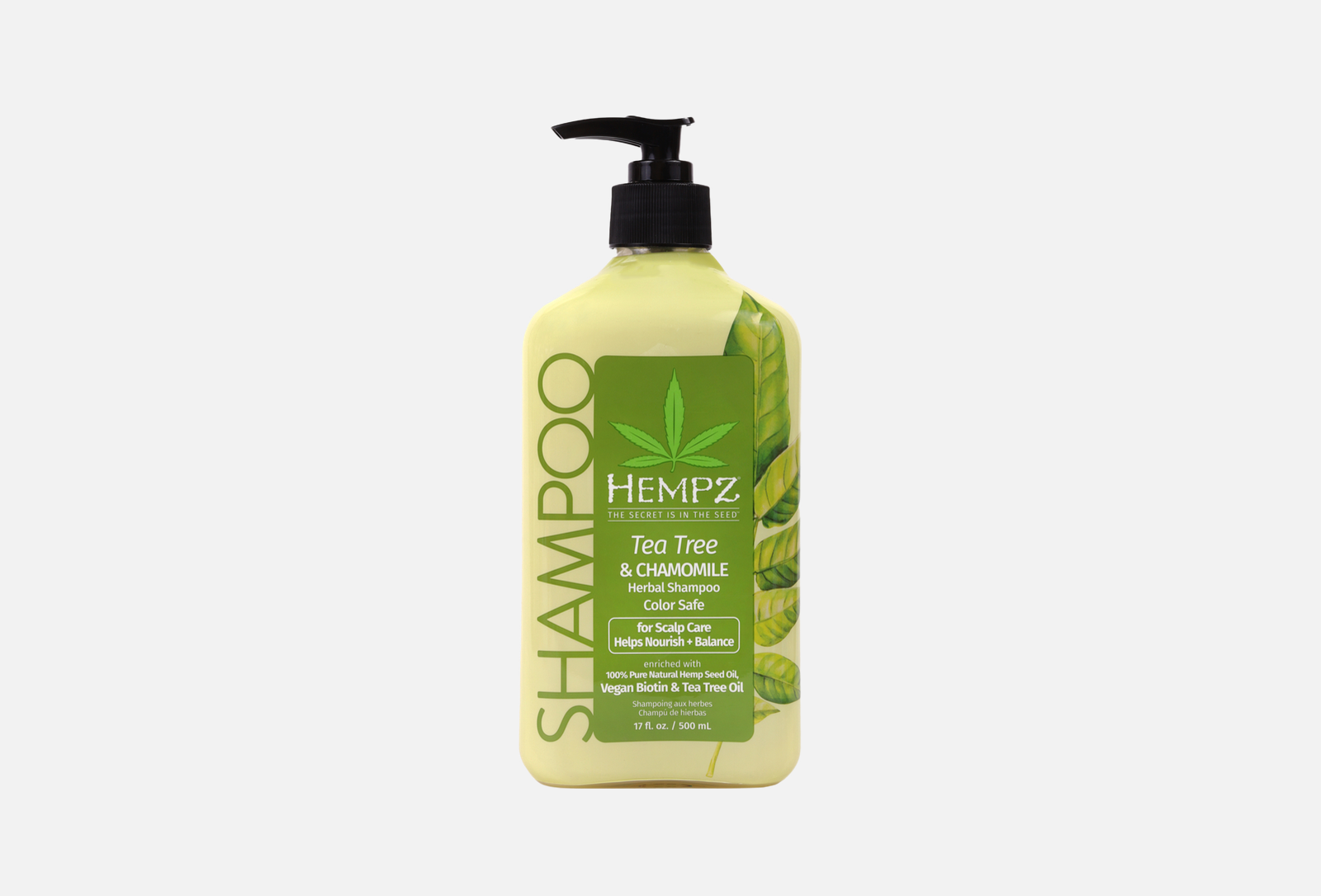 HEMPZ Шампунь для здоровья волос Tea Tree & Chamomile Herbal 500 мл ...