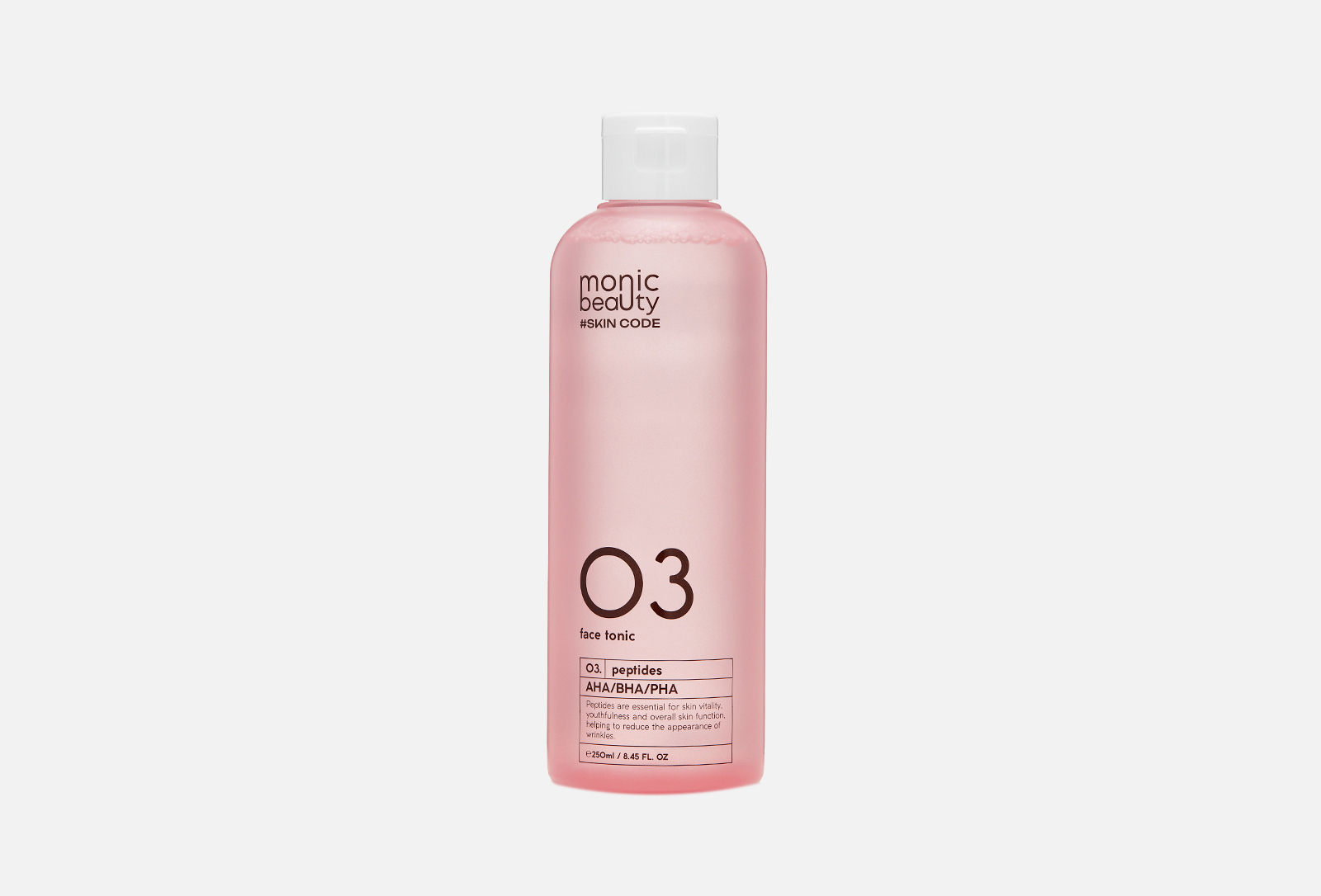 Monic Beauty Тоник для лица Peptides & AHA/BHA/PHa 250 мл — купить в Москве