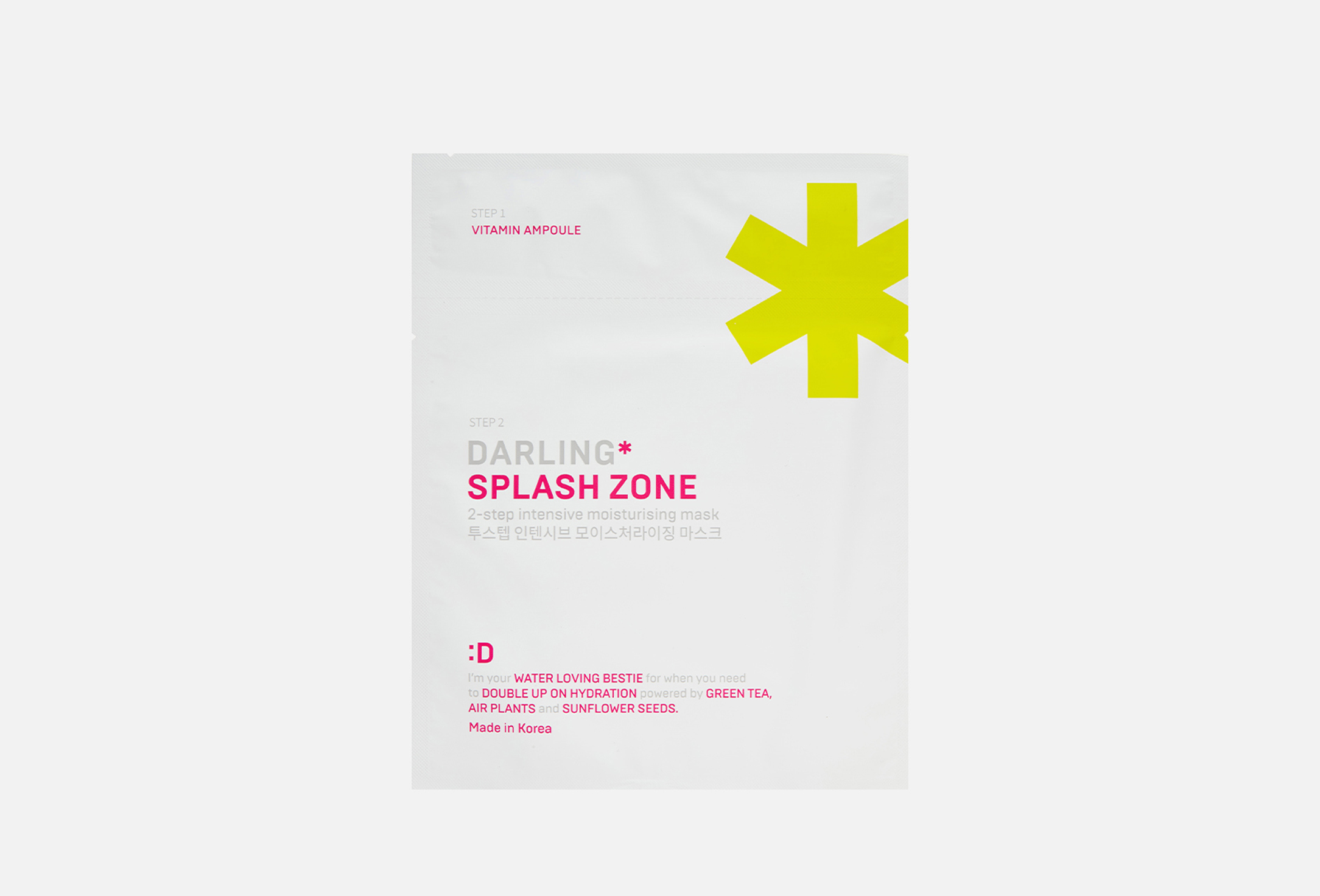 DARLING* Интенсивно увлажняющая двухфазная маска Splash zone 1 шт ...