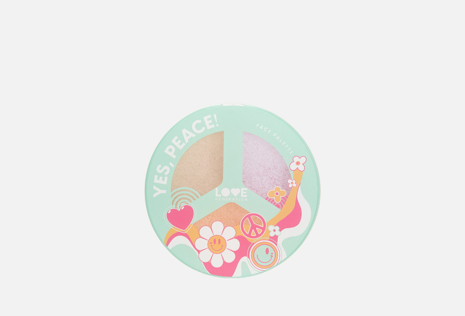 Love Generation Палетка для лица Yes, Peace! 04 9.6 г — купить, цена в ...