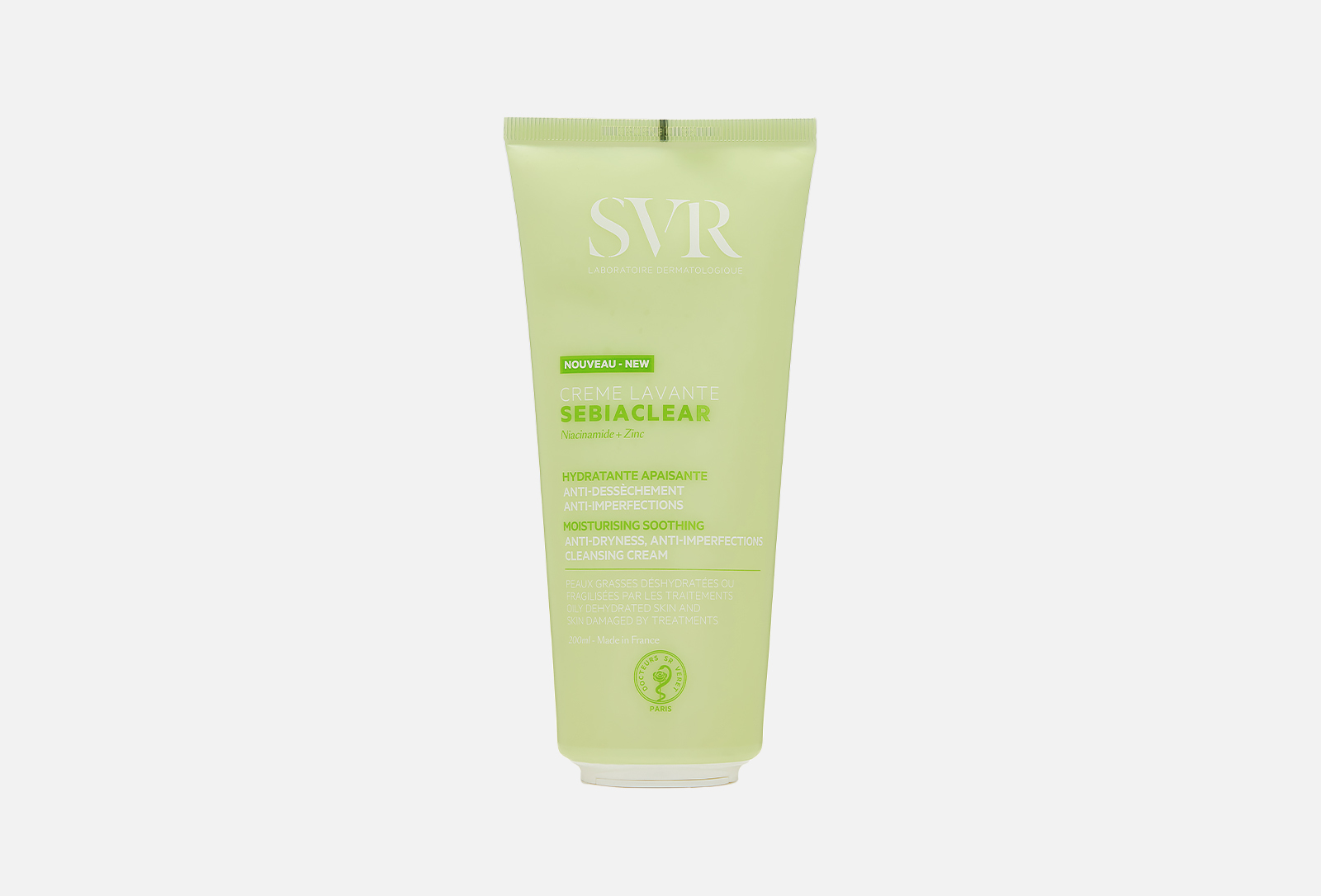 SVR Очищающий крем для лица Creme lavante sebiaclear 200 мл — купить ...