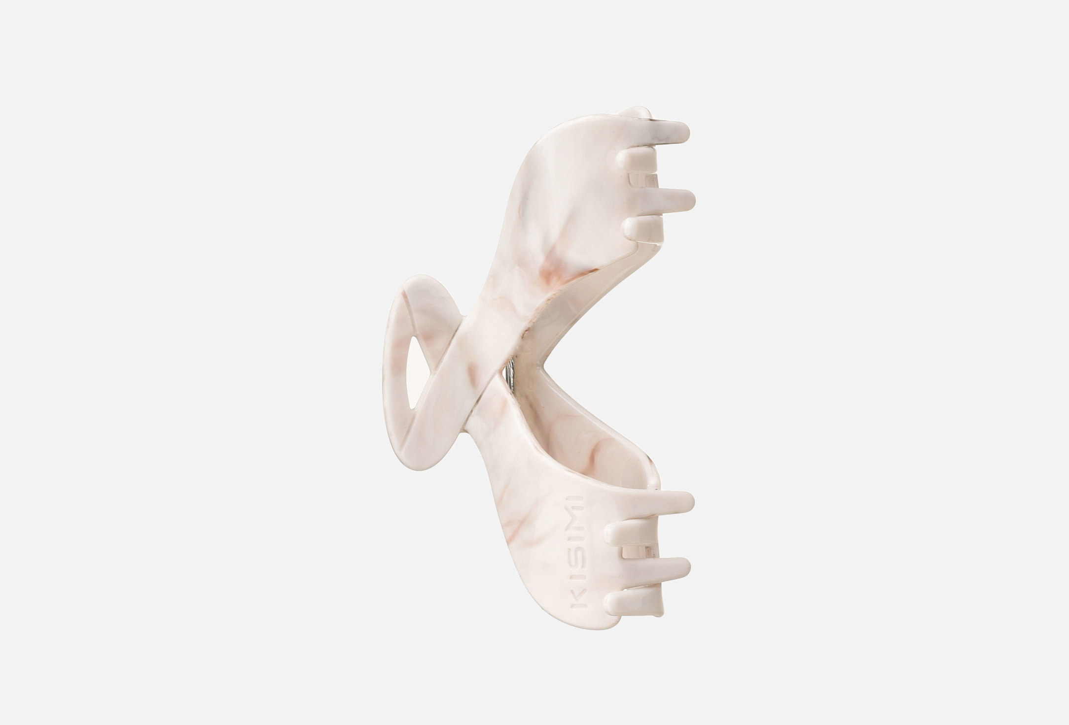 KISIMI Краб для волос песочный M 1 шт — купить, цена в Москве