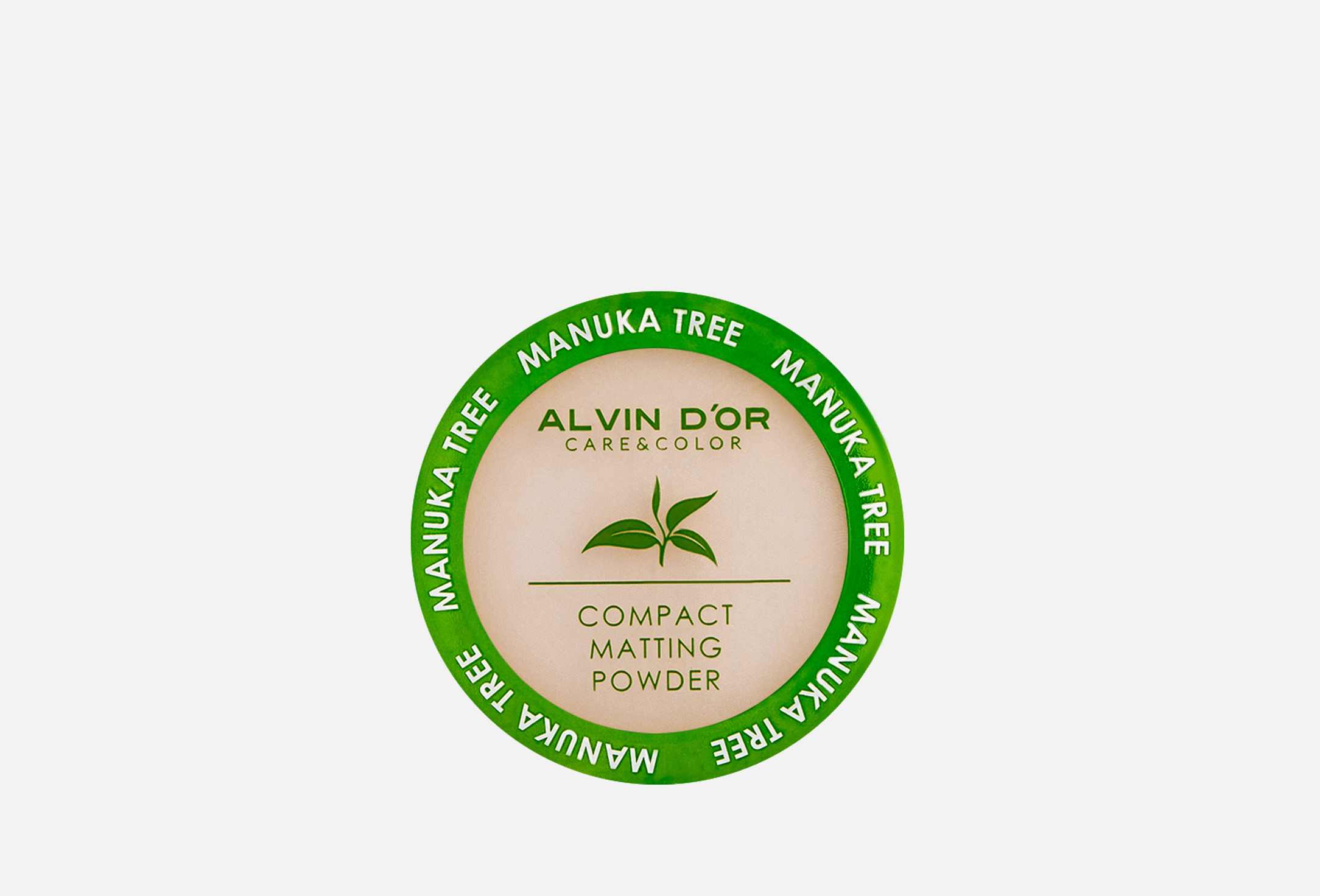 Alvin D'or Пудра компактная Manuka Tree 02, Beige 10 г — купить, цена в Москве