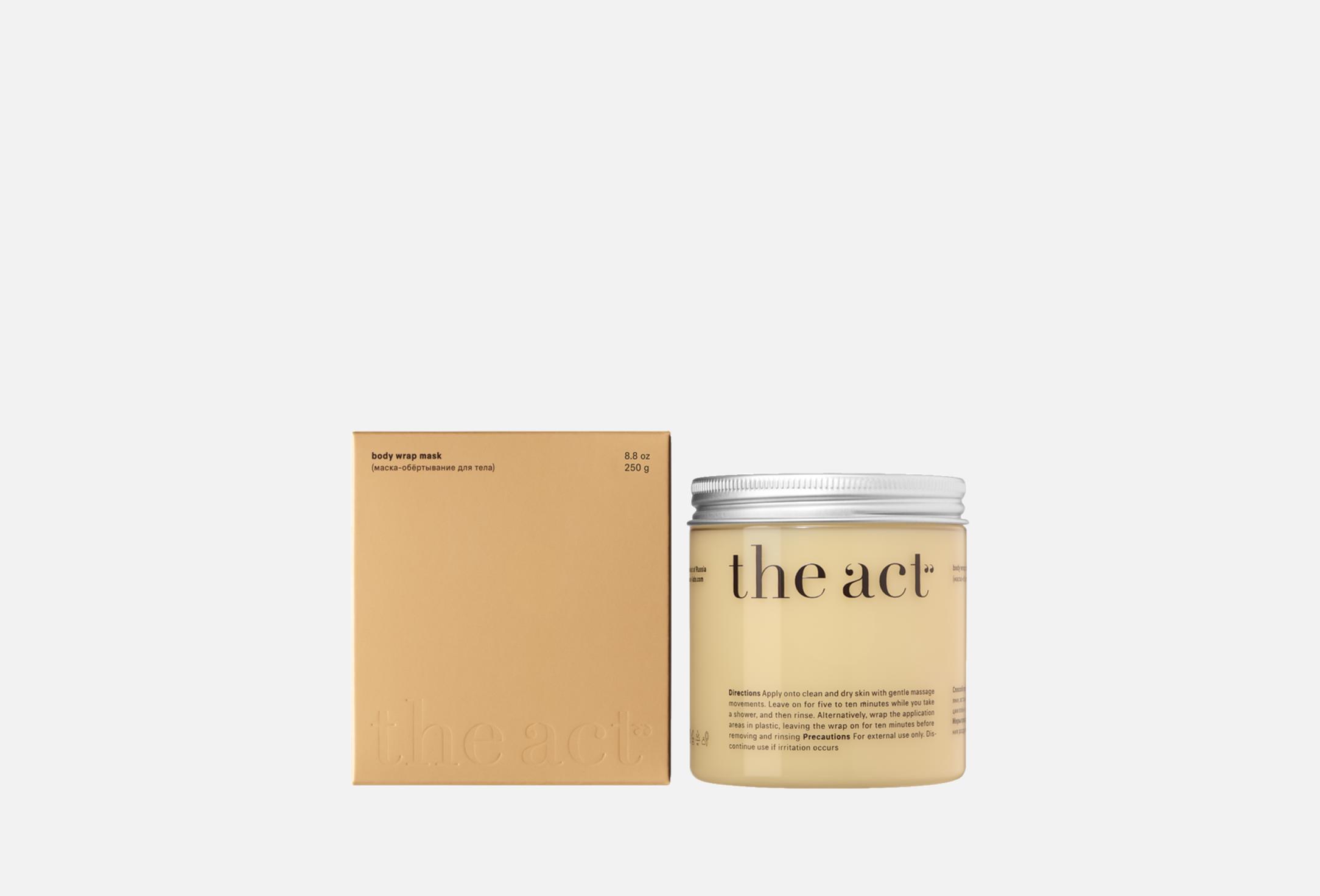 The Act Маска-обёртывание для тела body wrap mask 300 г — купить, цена ...