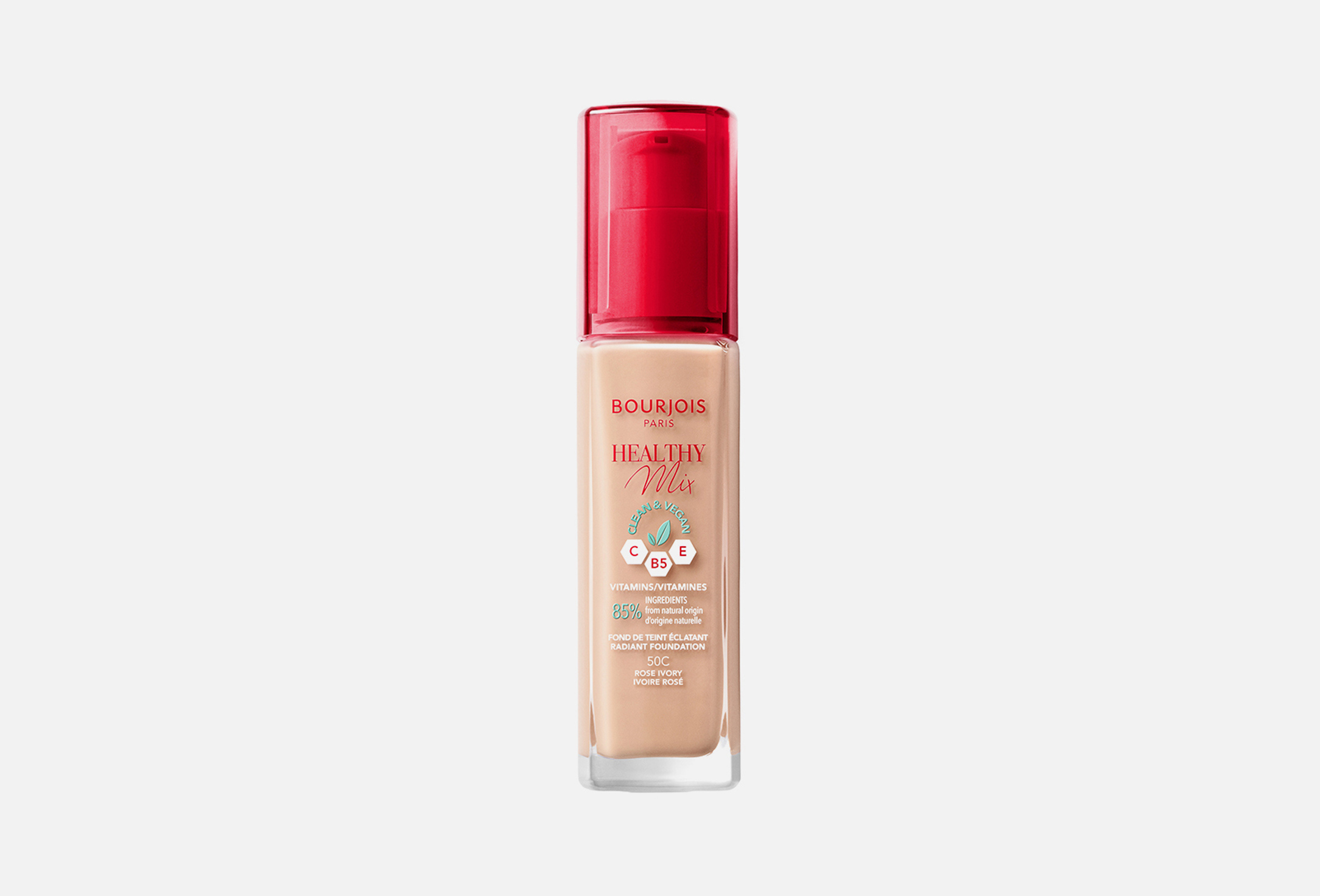 Bourjois Тональный крем Healthy Mix Clean 50c, Rose ivory 30 мл ...