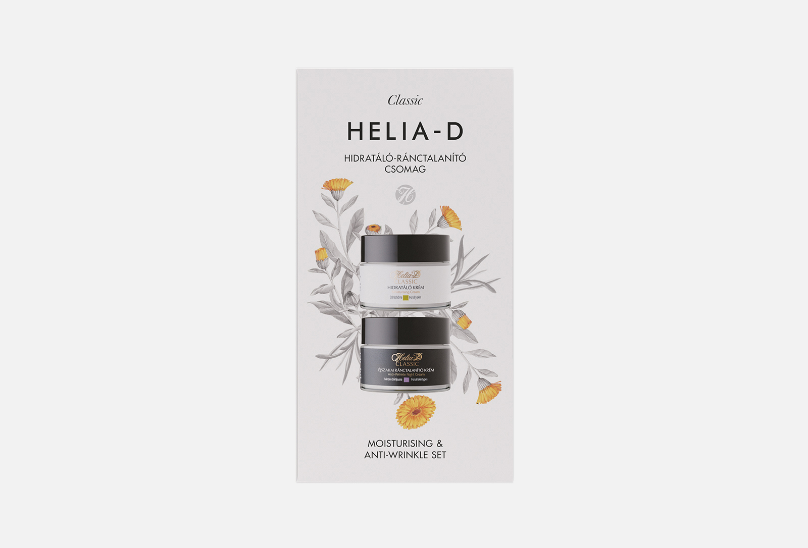 Helia-D Набор кремов для лица moisturising and anti-wrinkle set 2 шт ...
