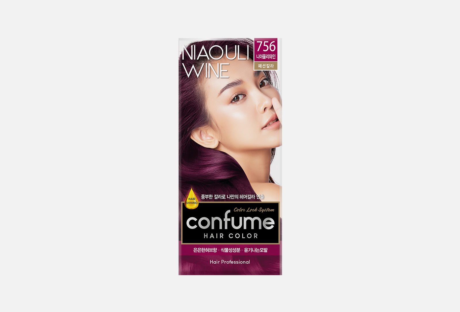 Confume Краска для волос hair color 756, Niaouli Wine 120 г — купить ...