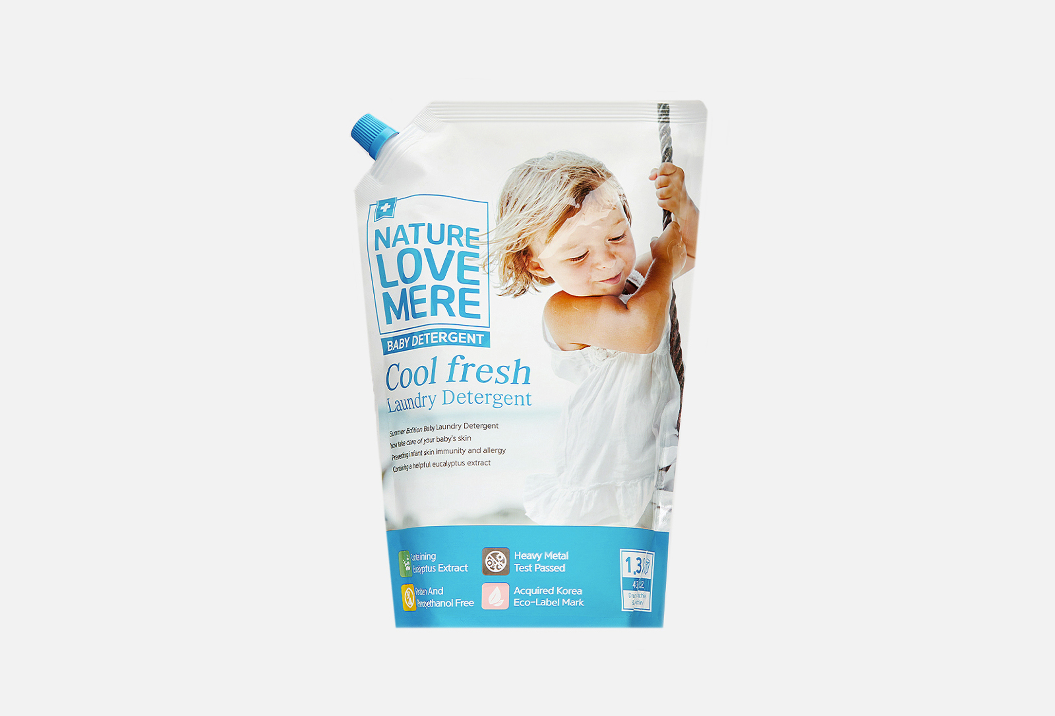NATURE LOVE MERE Гель для стирки Cool Fresh 1300 мл — купить, цена в Москве