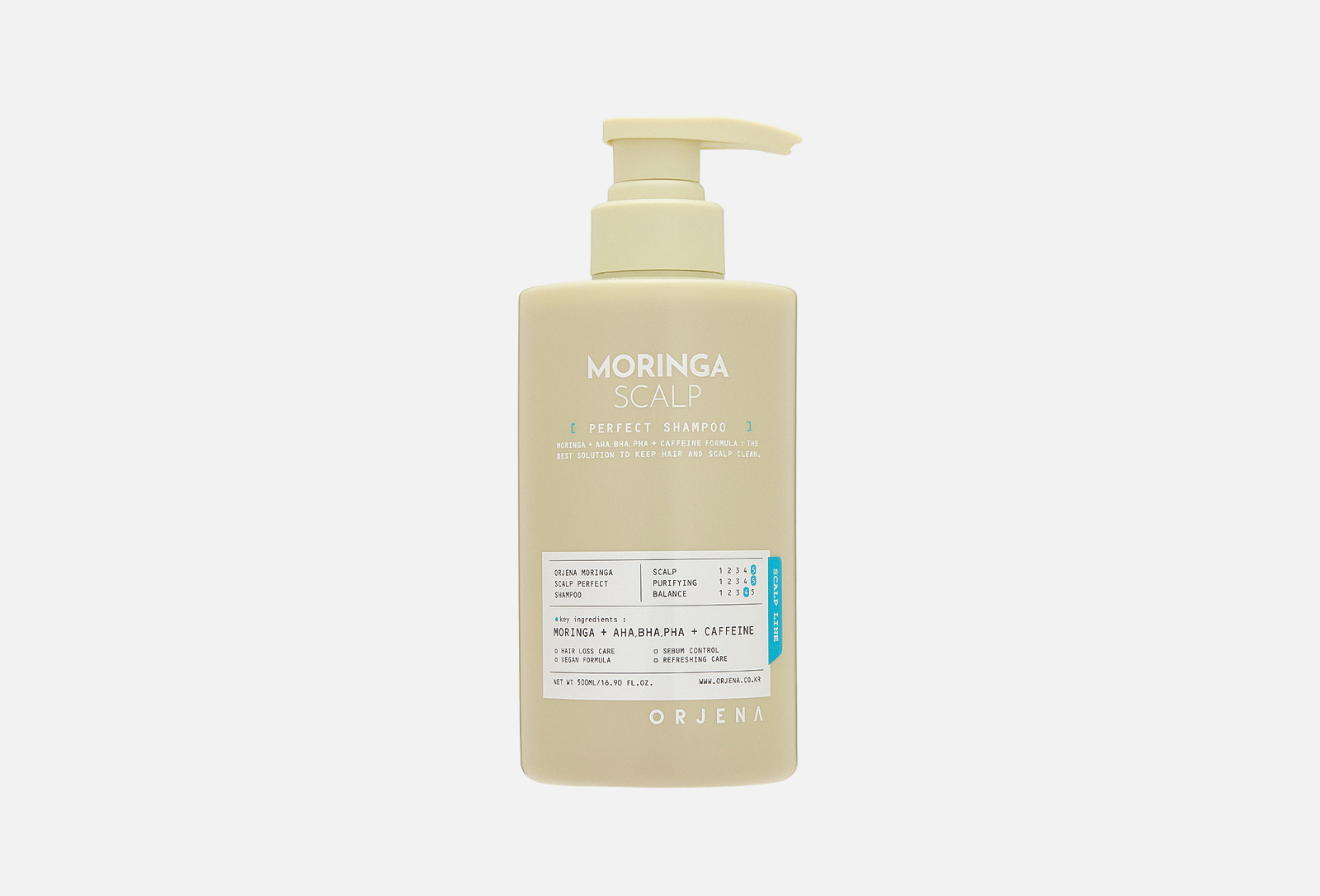 ORJENA Освежающий шампунь для волос Moringa Scalp Perfect Shampoo 500 ...