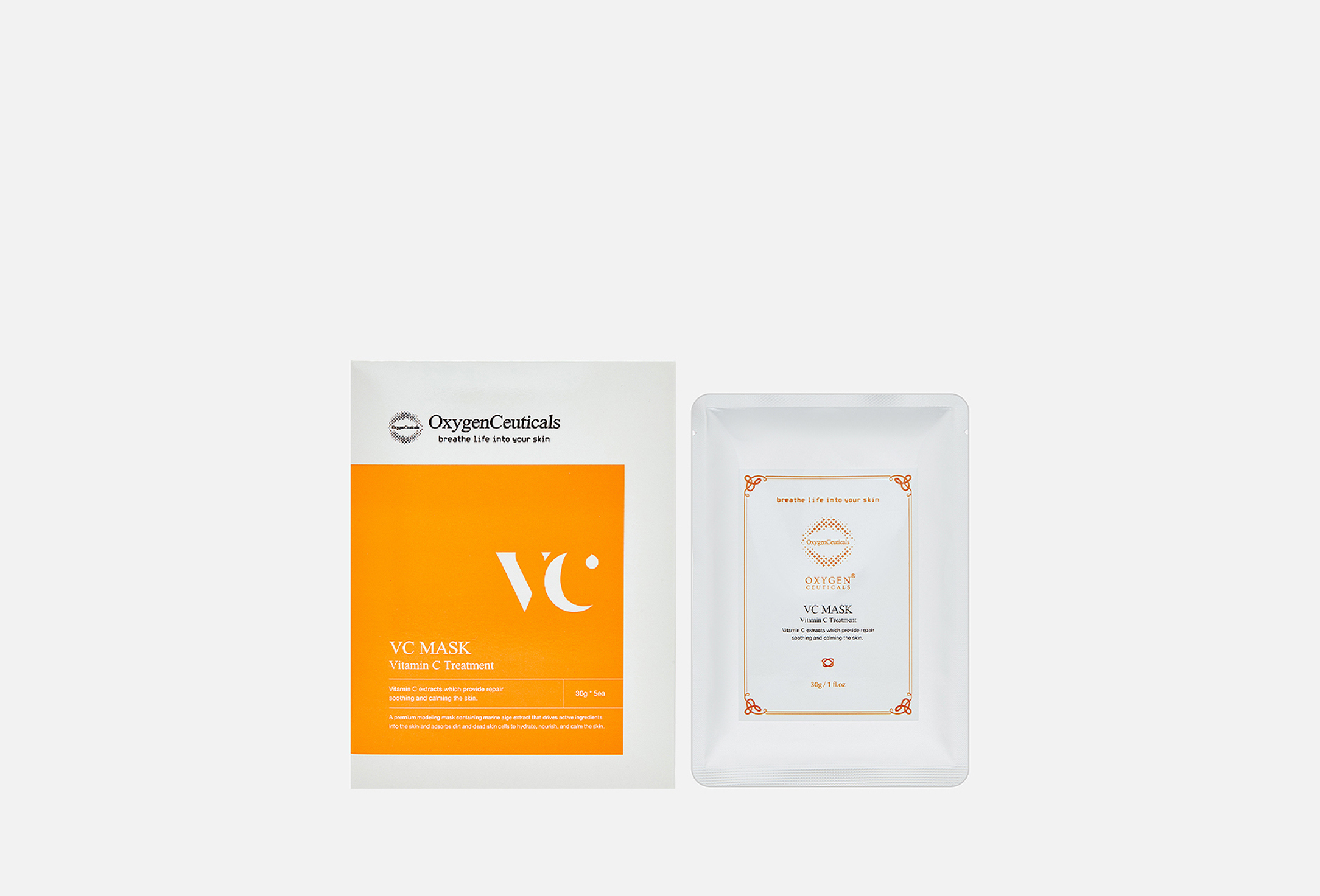 OxygenCeuticals Восстанавливающая альгинатная маска для лица Oxygen VC ...