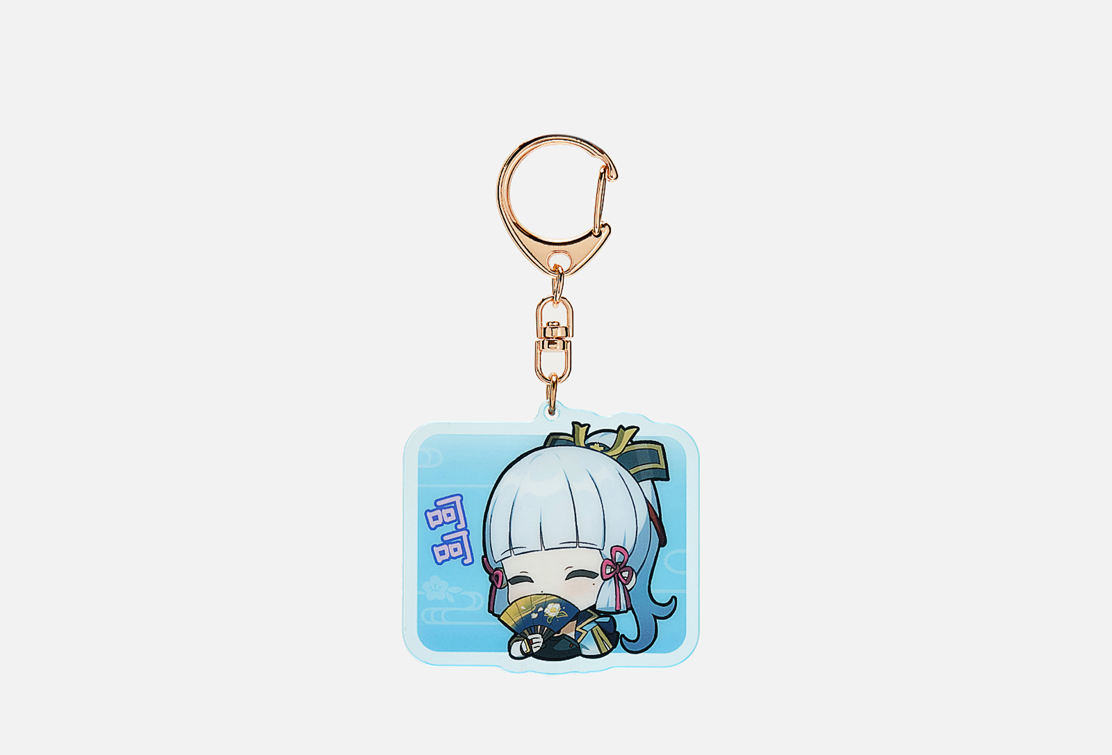 Genshin Impact Брелок акриловый Chibi Kamisato Ayaka 1 шт — купить ...