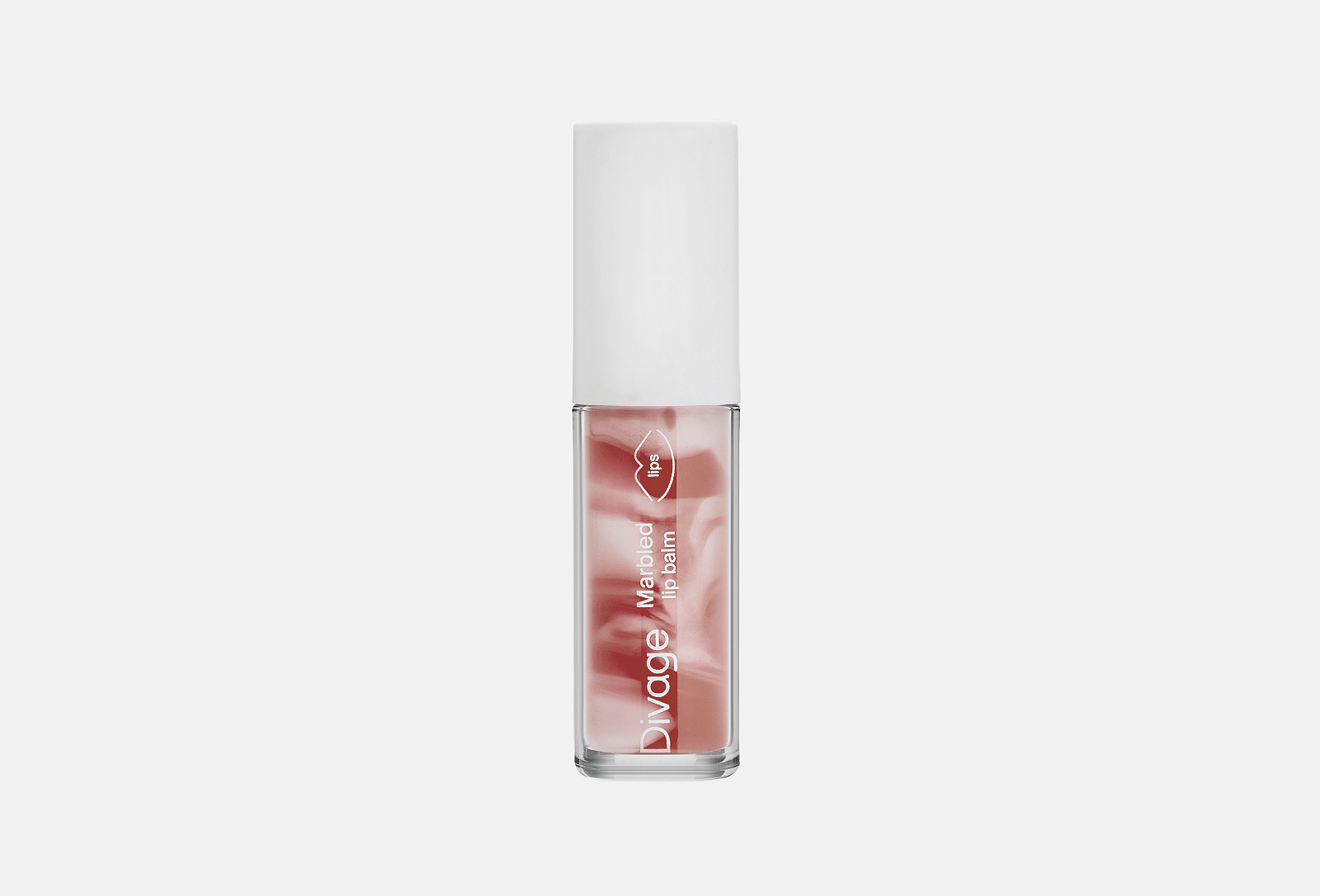 Divage Бальзам для губ Marbled Lip Balm 03, Теплый розовый 4 мл ...