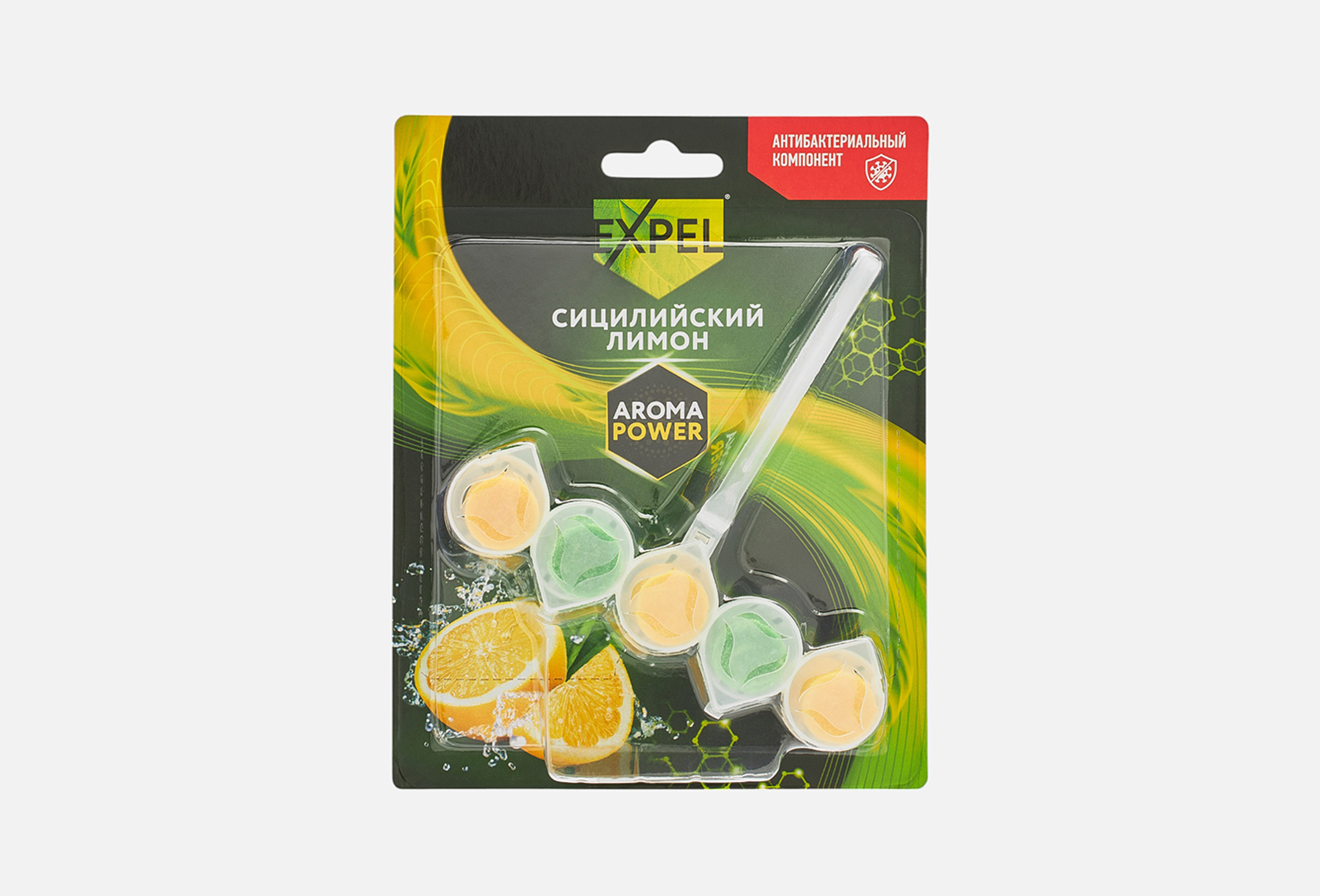 Expel Expel Средство чистящее для унитаза: AromaPower Сицилийский лимон ...
