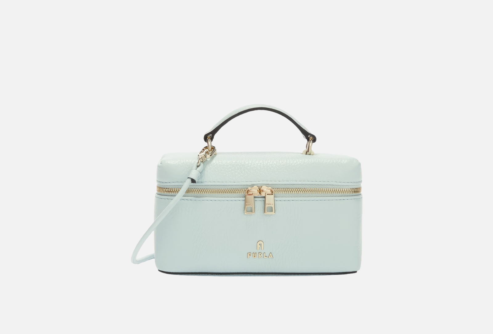 FURLA кожаная мини-сумка CAMELIA MICRO VANITY Laguna — купить, цена в ...