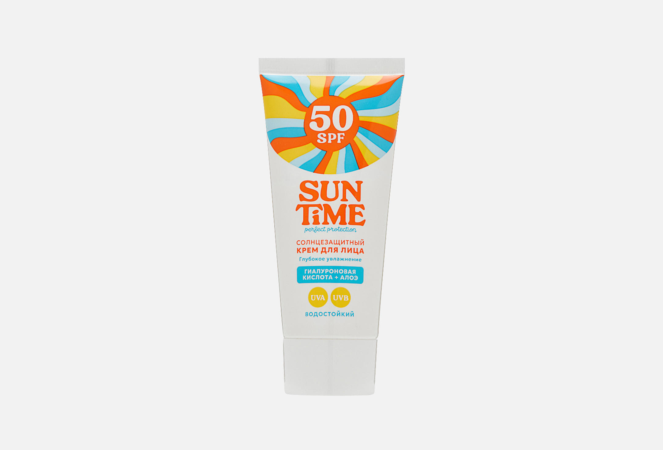 Sun Time Солнцезащитный крем для лица SPF 50 Sun protection face cream ...