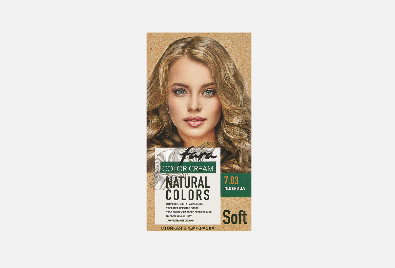 Fara Краска для волос Natural Colors 350 - Пшеница 90 мл — купить в Москве