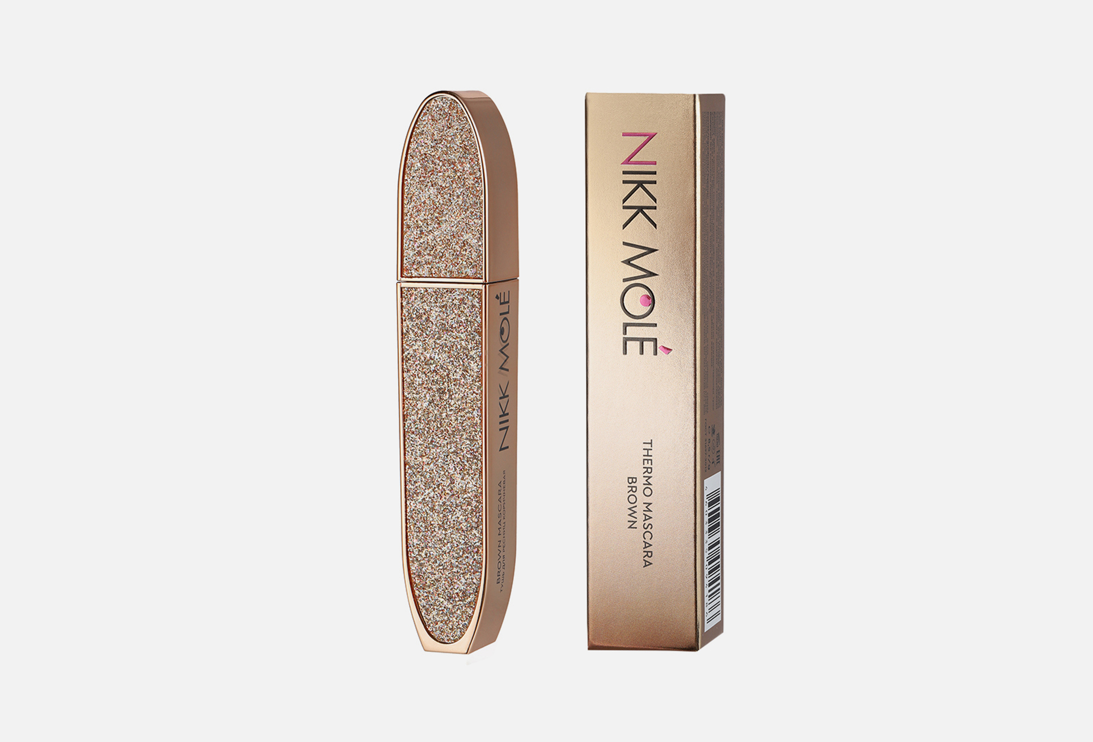 NIKK MOLE Термотушь для ресниц Thermo mascara Brown 8.5 г — купить ...