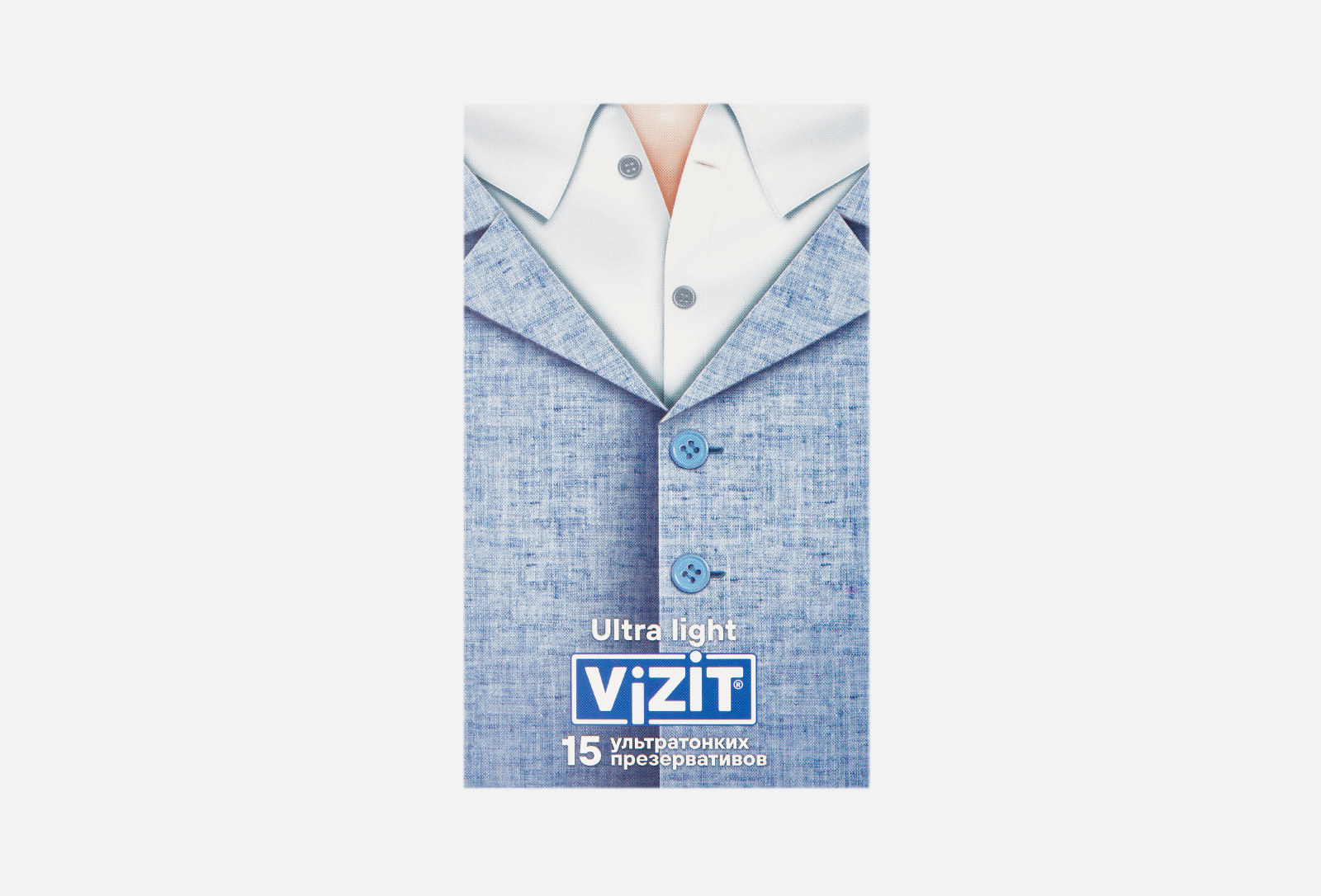 VIZIT Презервативы Ultra light 15 шт — купить в Москве