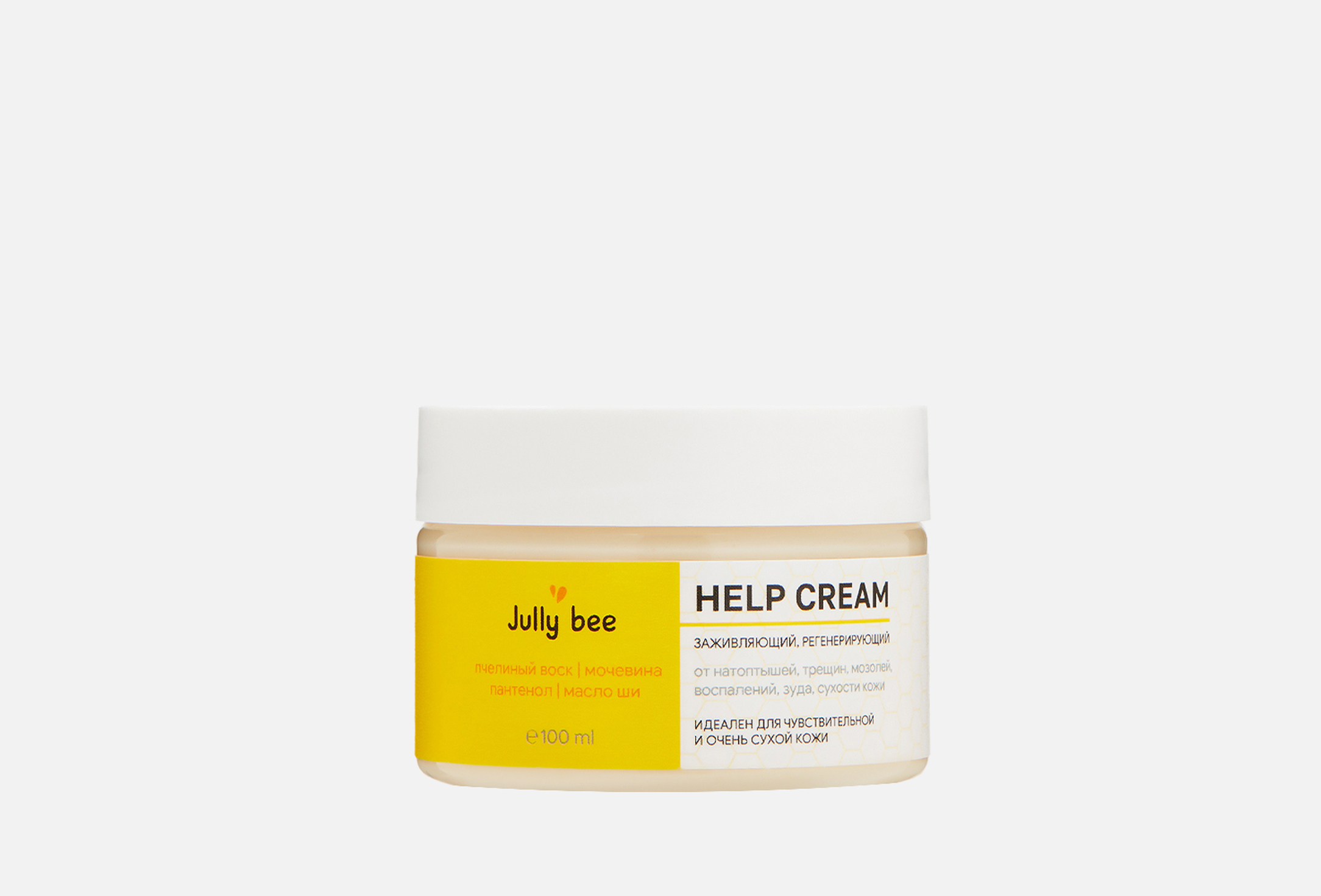 Jully bee Питательный крем-воск для ног Nourishing cream-wax for feet with urea 100 мл — купить ...