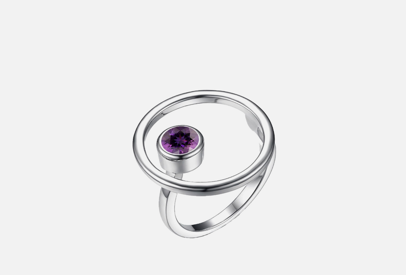 Aura Jewelry Кольцо серебряное Amy Sphere 16,5 — купить в Москве