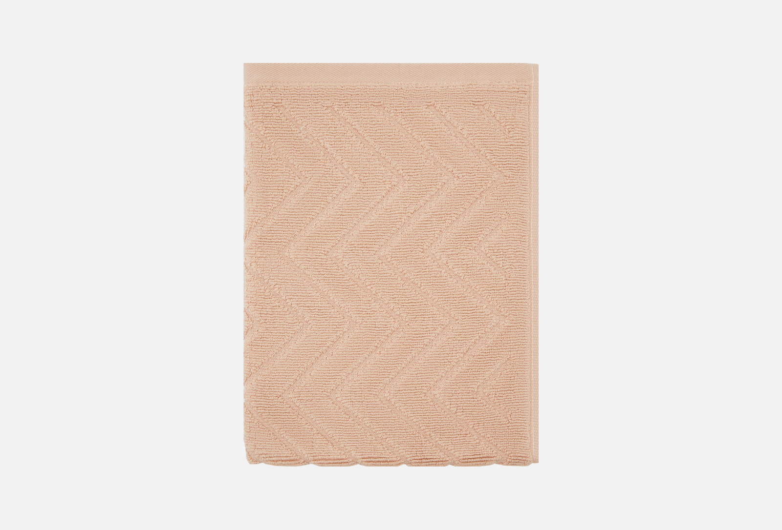 Ночь Нежна Полотенце коврик для ног махровое Zigzag, Beige, 50x70 1 шт ...