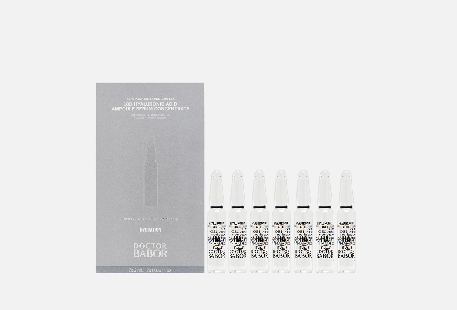 BABOR Увлажняющие ампулы для лица Hydration 10D Hyaluronic Ampoule ...