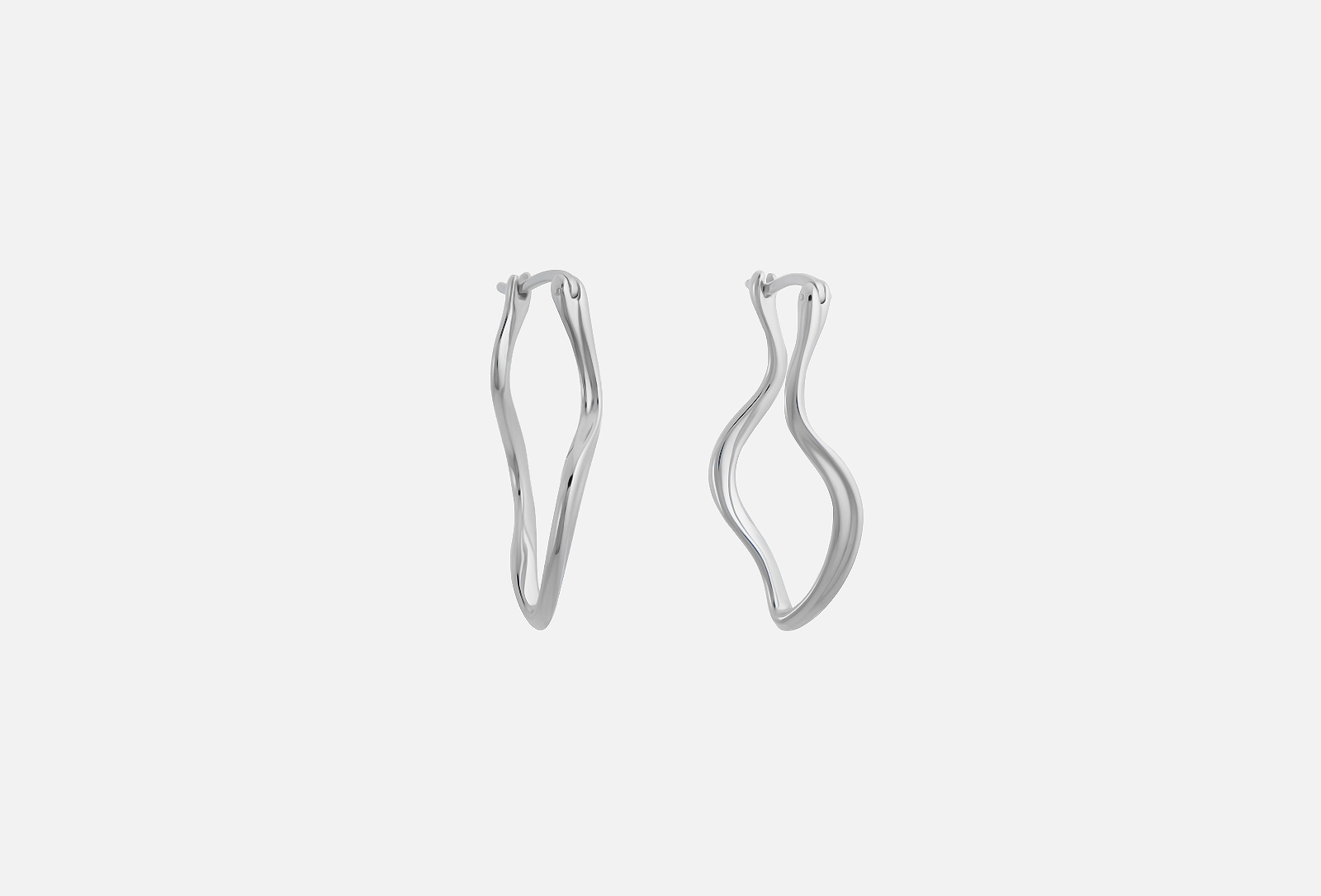 Darkrain Серьги серебряные object 2.7 2 шт — купить в Москве