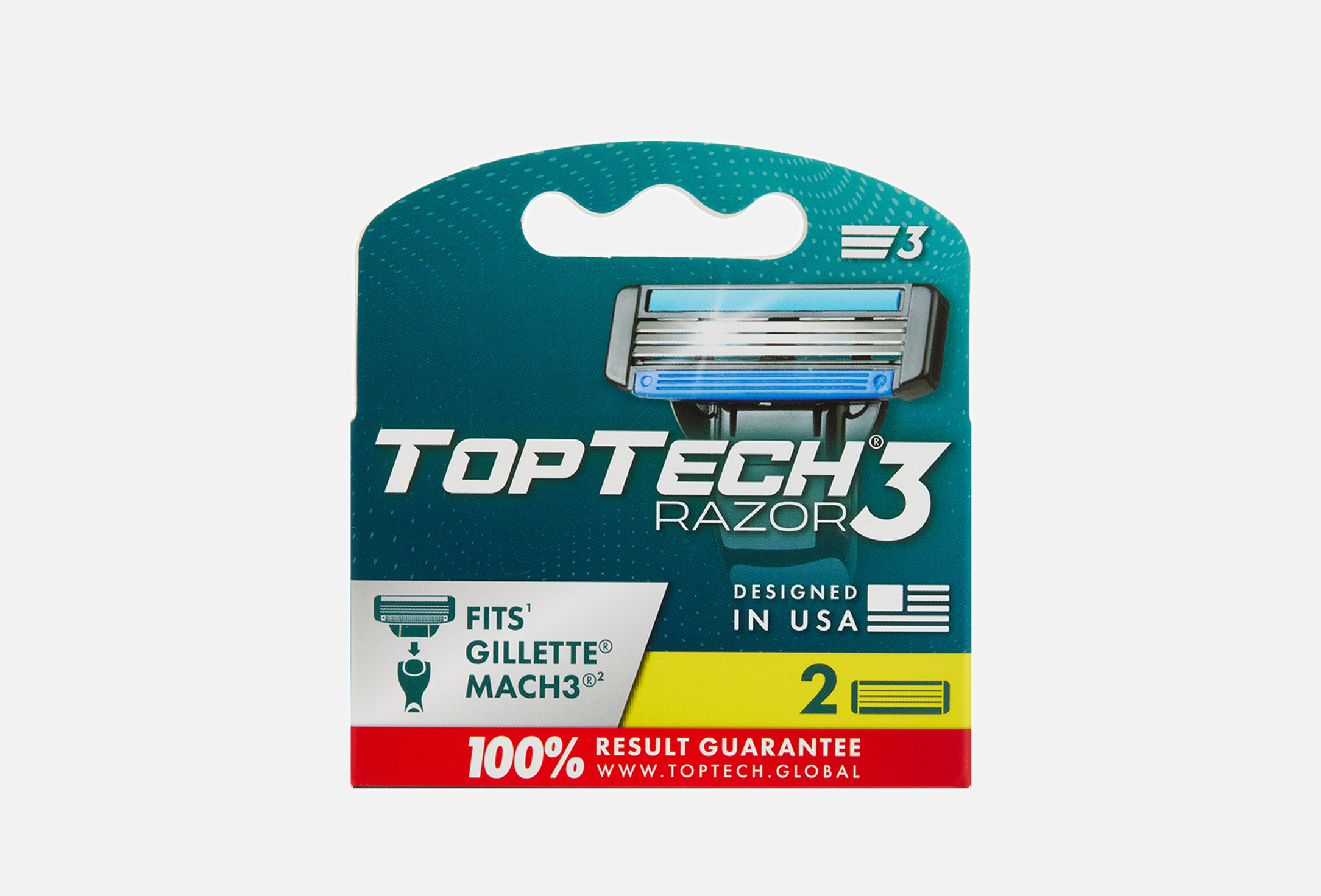 TOPTECH Сменные кассеты Razor3 2 шт — купить, цена в Москве