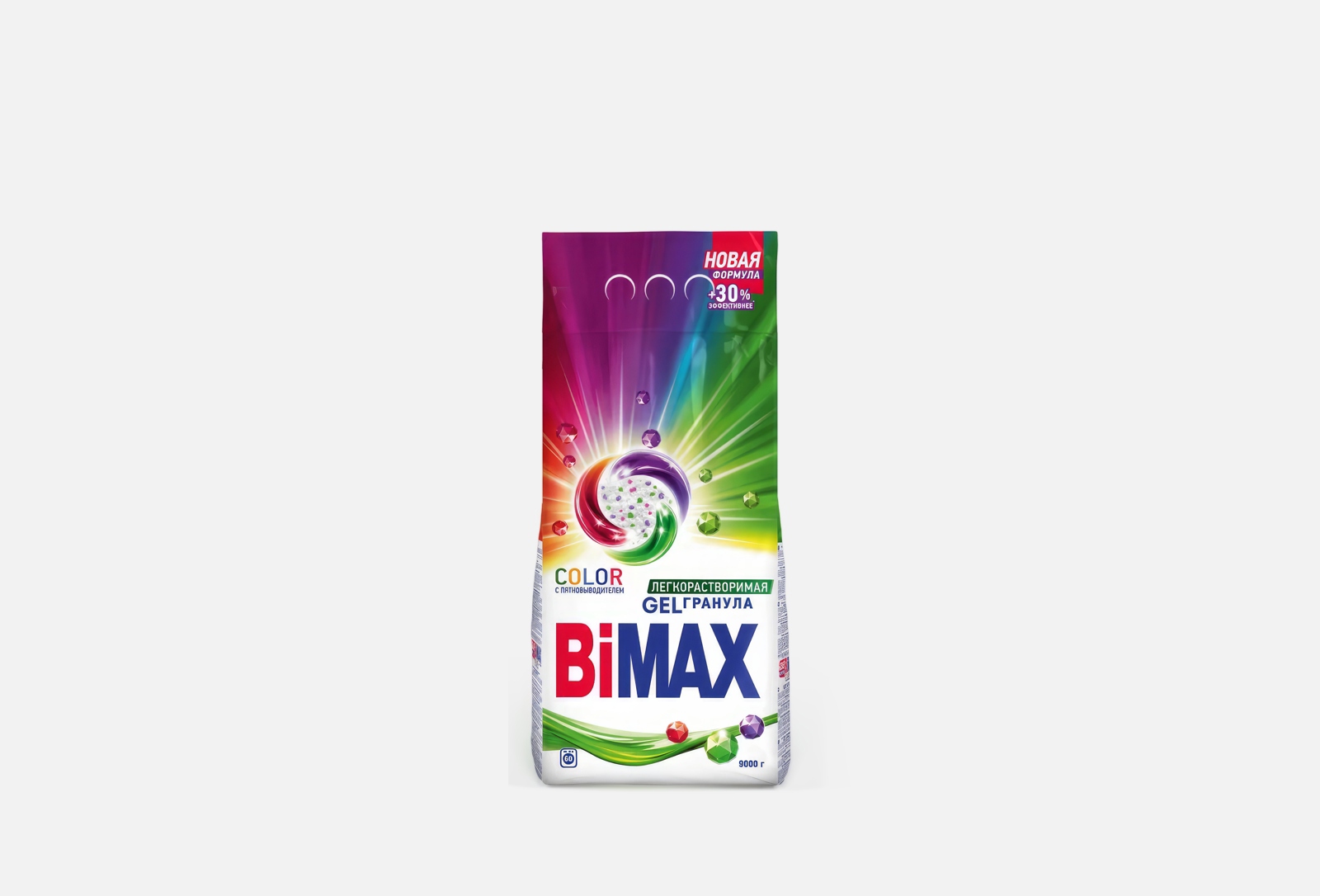 Bimax Стиральный порошок Color Automat 9000 г — купить, цена в Москве